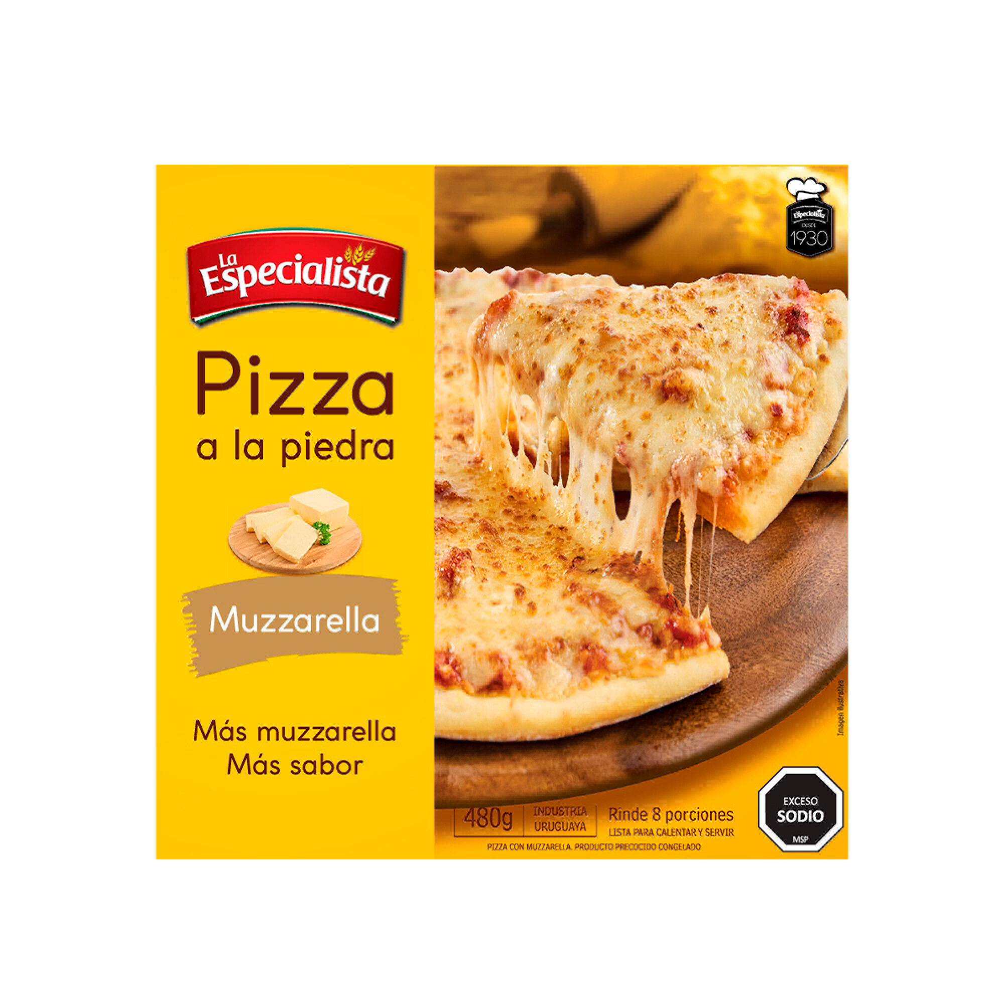 Pizza Muzzarella La Especialista — Marmatu
