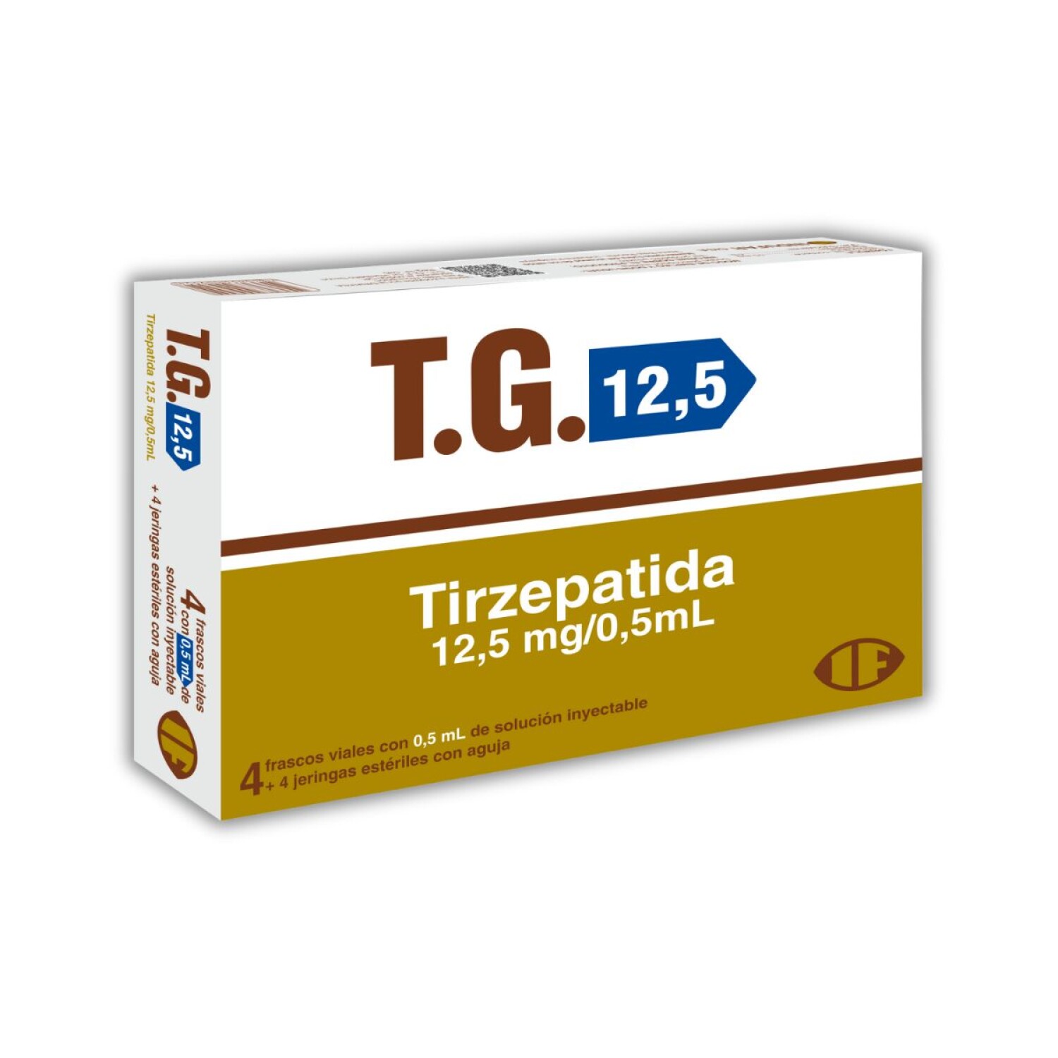 T.G 12,5 MG/0,5ML + JERINGAS CJ X 4 VIAL — Farmacenter