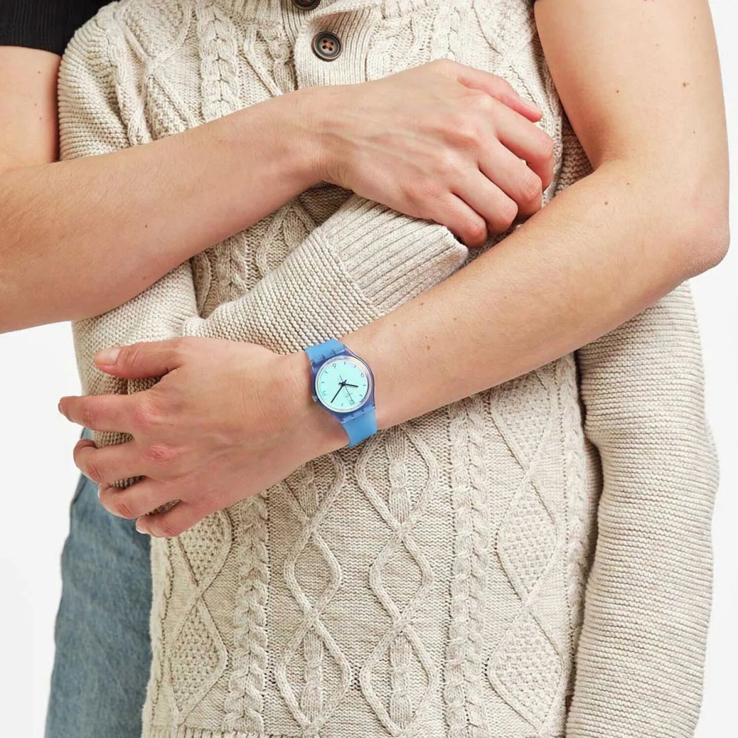 Reloj Swatch Gs165 En Silicona Multicolor — Riviera Joyas