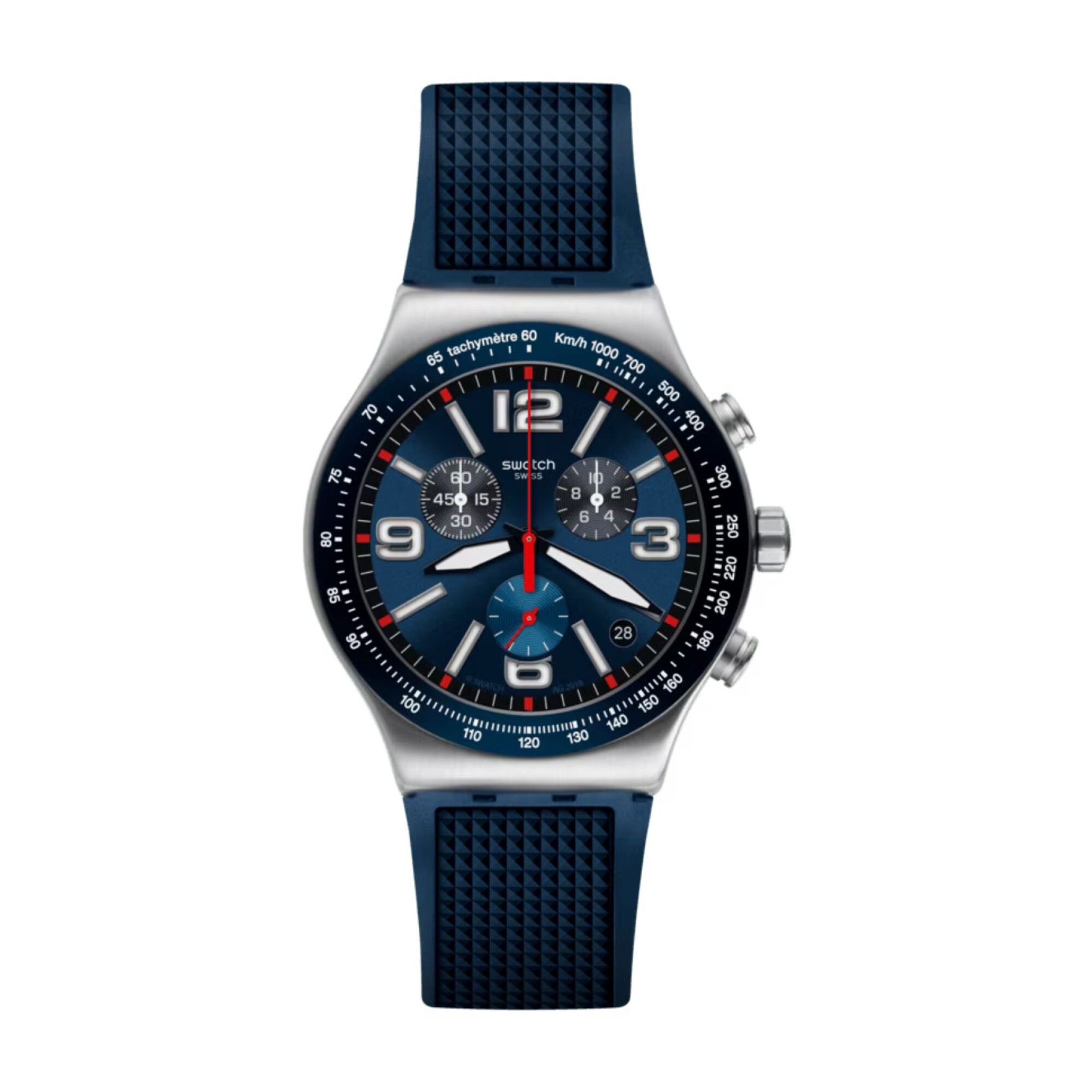Reloj Swatch Yvs454 Blue Grid Para Hombre — Riviera Joyas