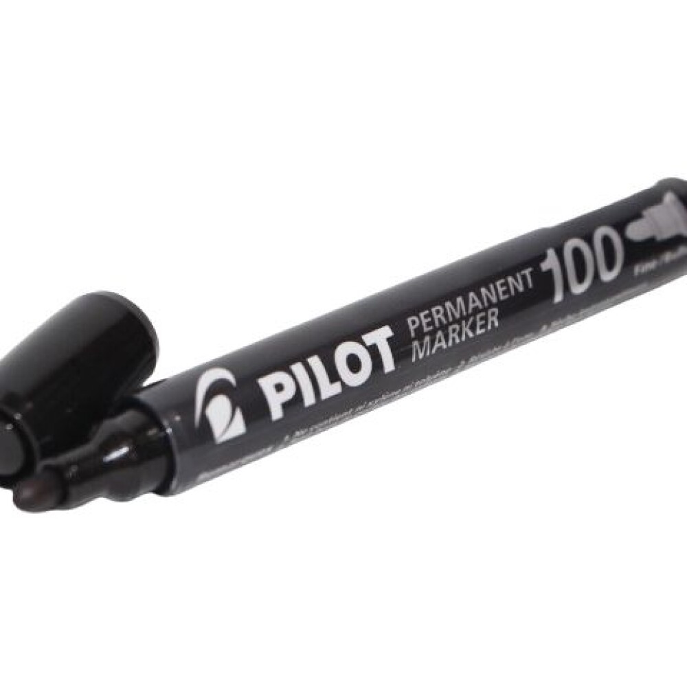 MARCADOR PILOT PERMANENTE SCA-100 COLOR NEGRO — Alberto Gandulia