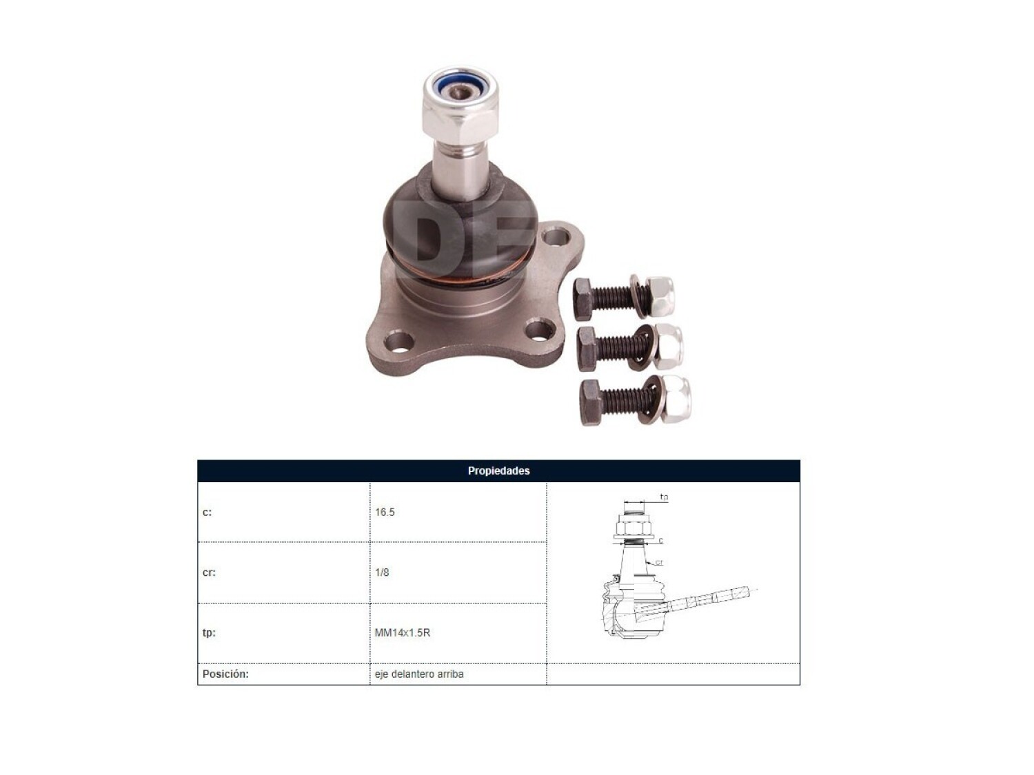 Rotula Del Mitsubishi L200 96-06 Der/Izq — Larrique Rulemanes
