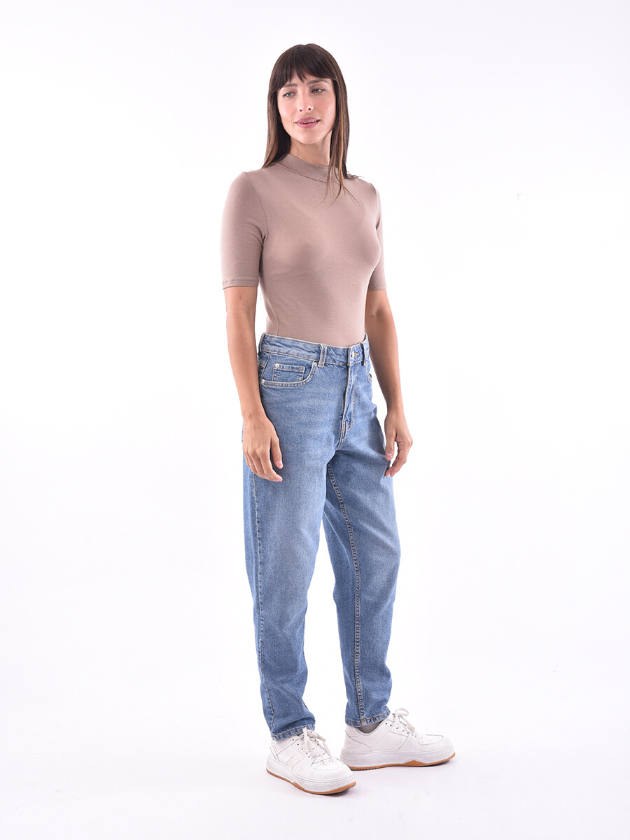 POLERA BASIC - BEIGE OSCURO — Guapa