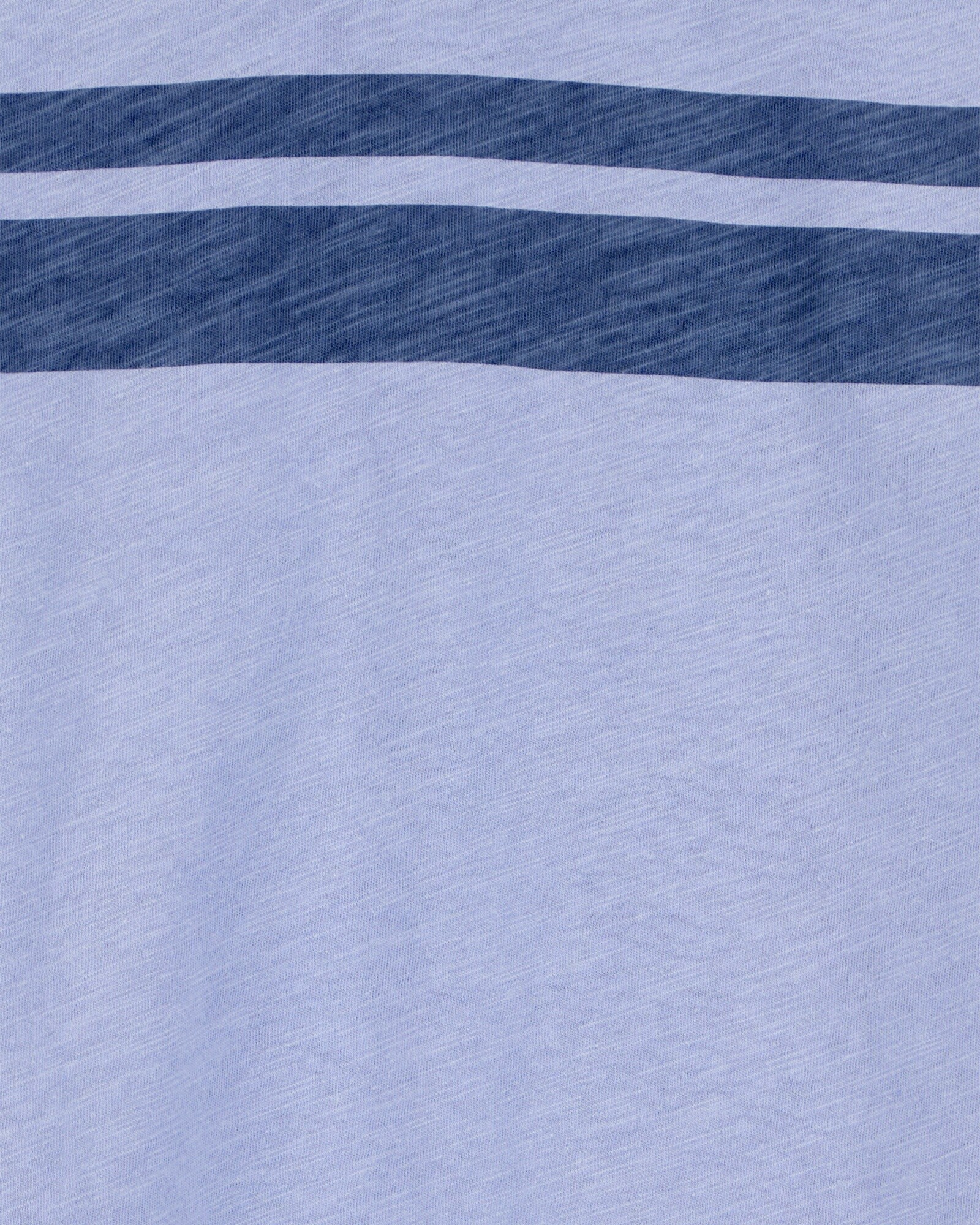 Remera de algodón, manga corta, azul con franjas — Carters Uruguay