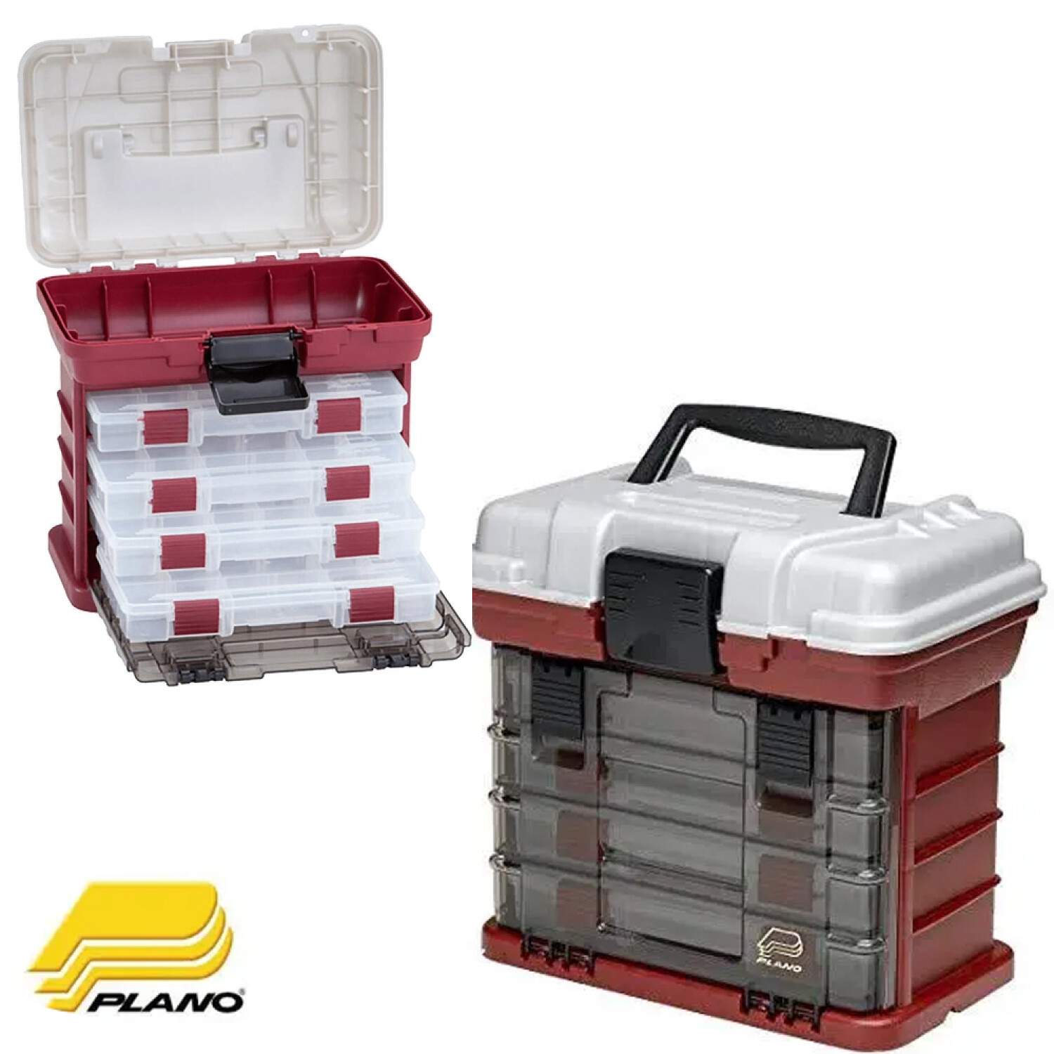 Caja Organizadora de Pesca Plano 4 Bandejas — Bentancor Outdoor