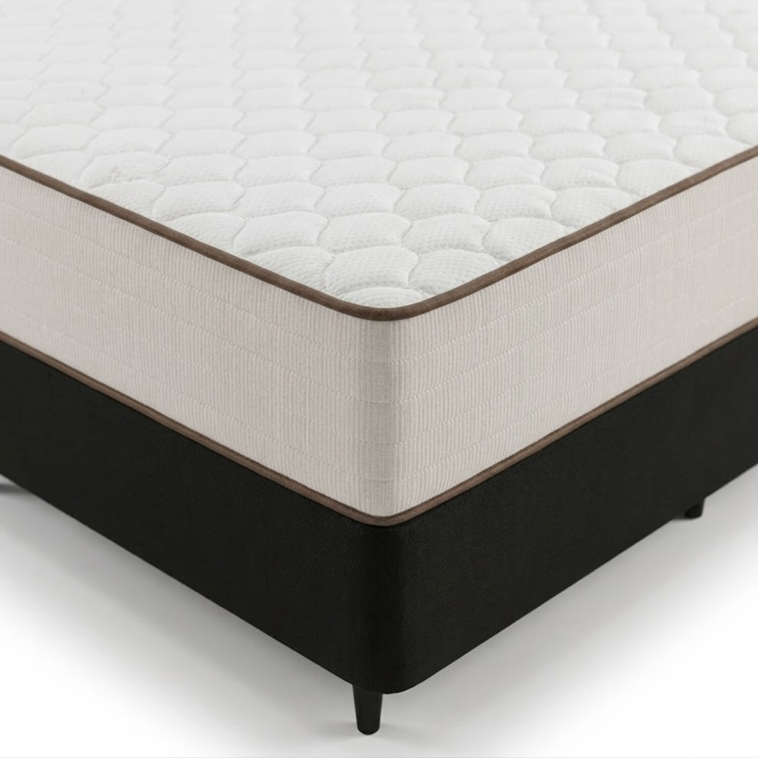 SOMMIER PLAZA Y MEDIA BASE CAMA COLCHÓN DE 100% ESPUMA — Compramas