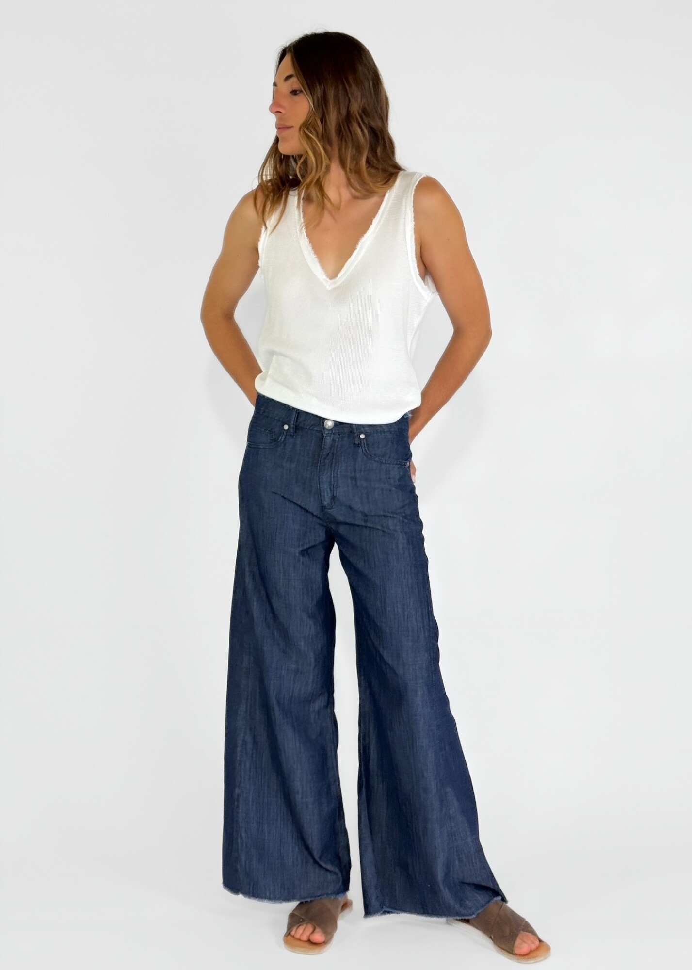 PANTALON JULIANA DENIM - AZUL — Panthai