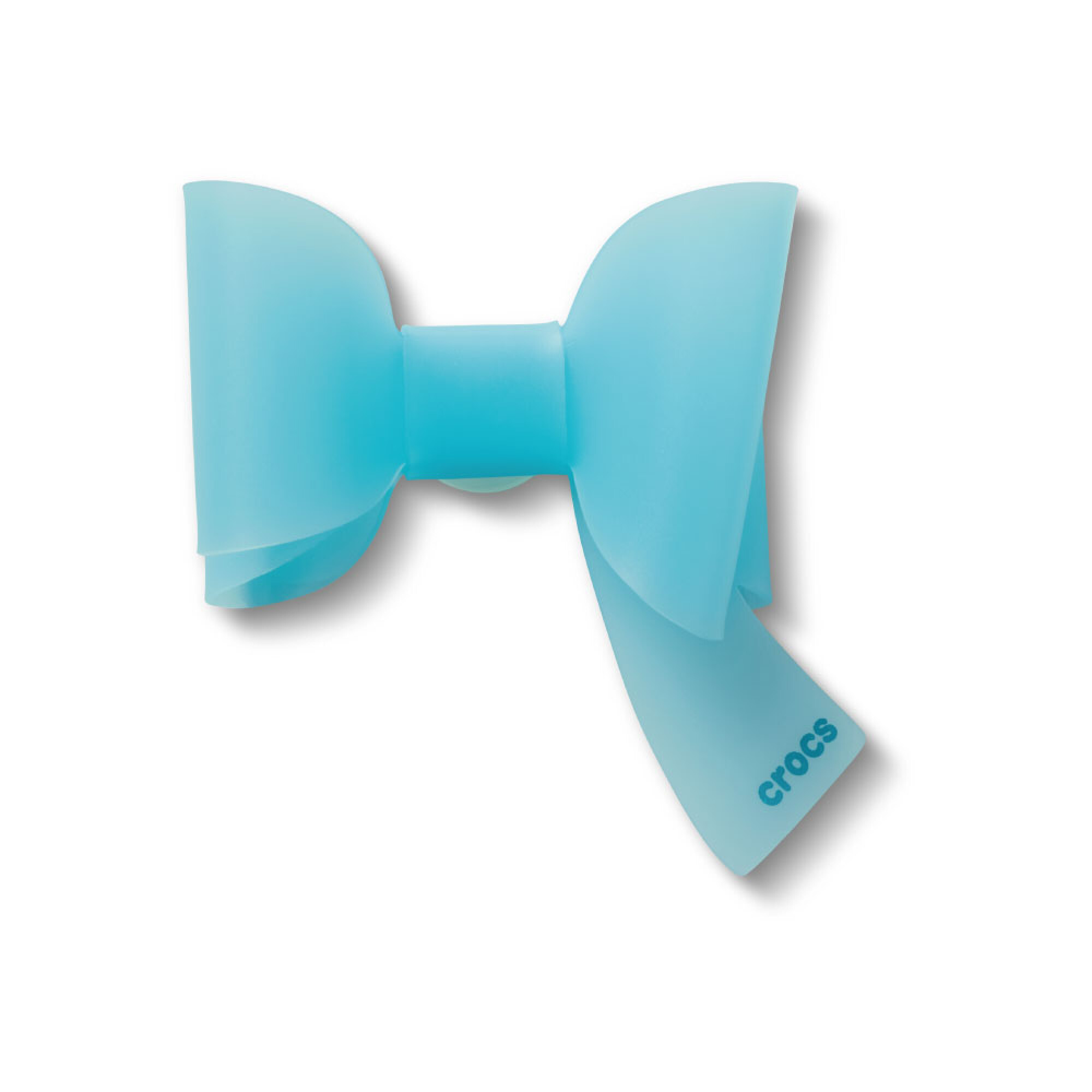 Jibbitz Blue Asymmetrical Bow — Crocs
