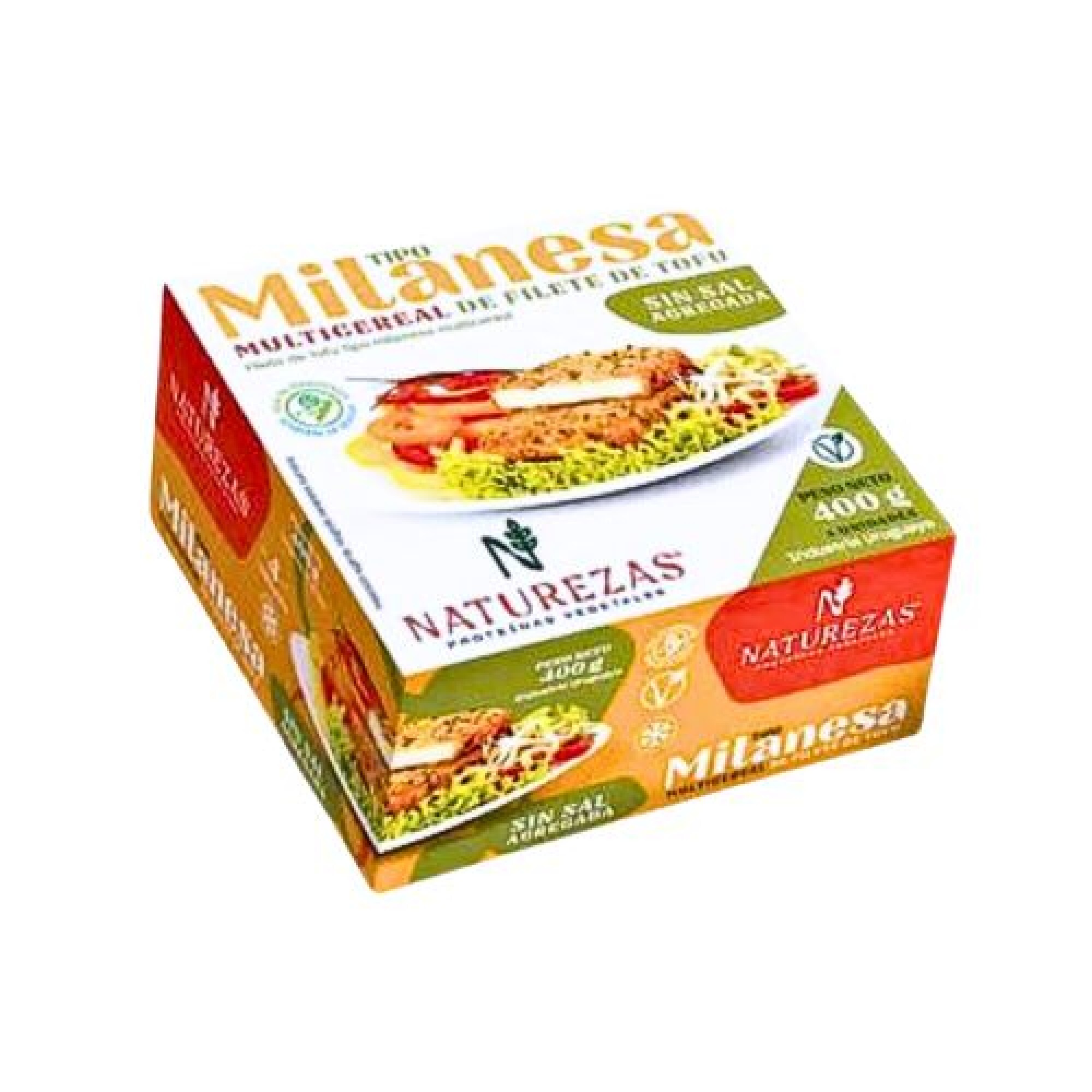 Milanesa Multicereal Tofu Naturezas - 4 ud. - 400 g — CONGELADOS.COM.UY