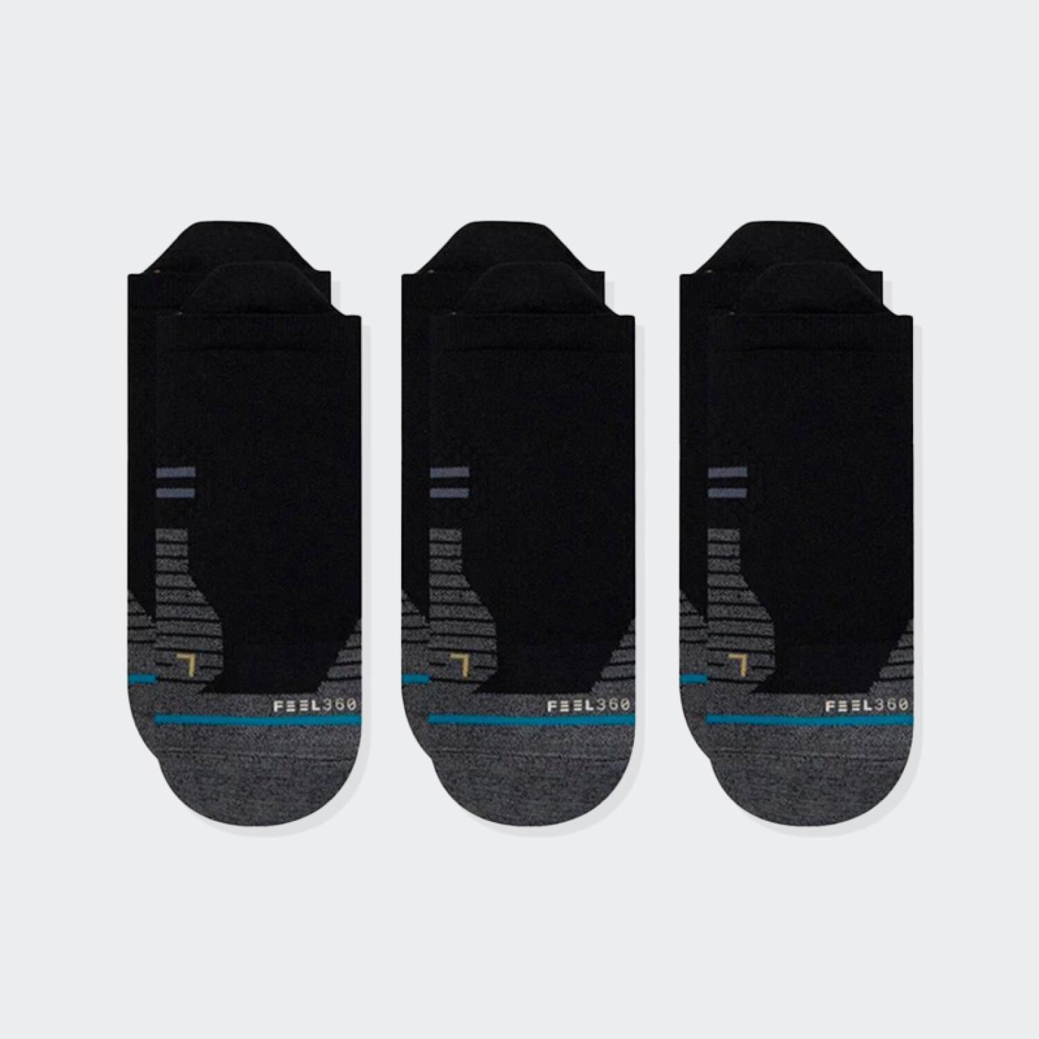 Medias Stance Run Light INFIKNIT™ Pack x 3 - Negro — Stance