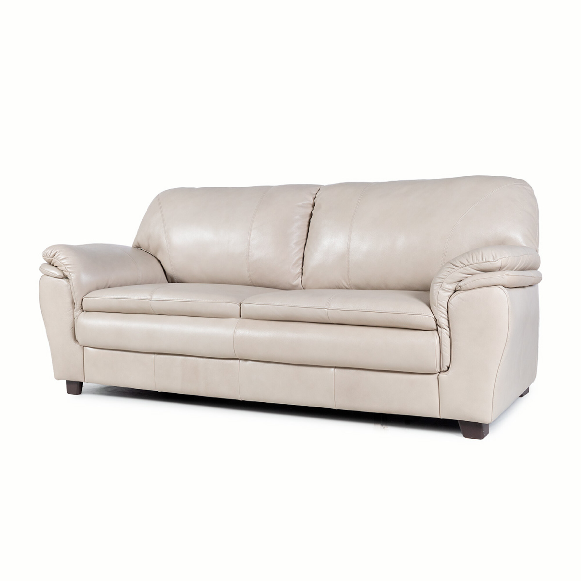 Sofá Arezzo - Cuero Básico - 3 cuerpos - Marfil — NYR Uruguay