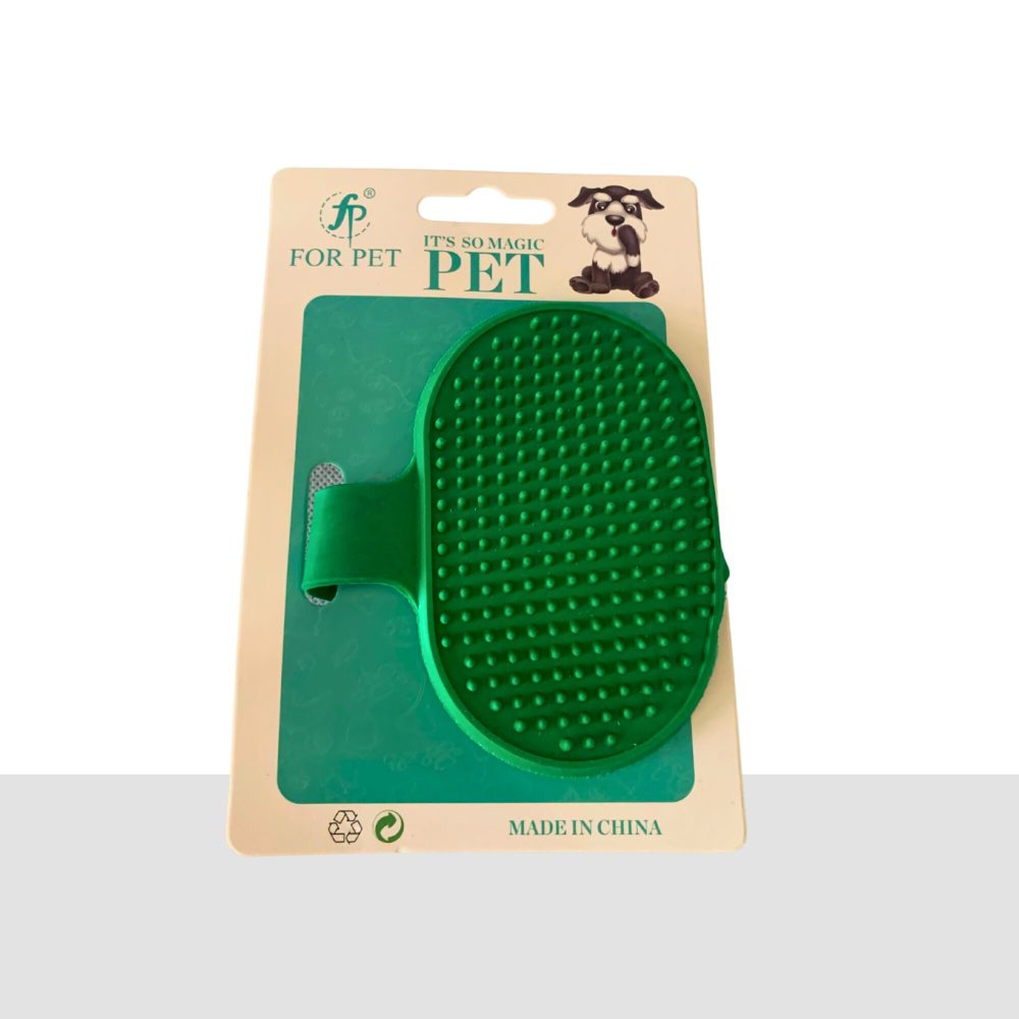 Manopla Oval de Goma — Pet+