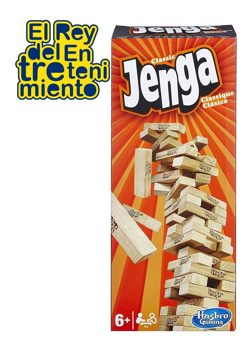Jenga Hasbro Madera 100% Original Torre Ladrillos — El Rey del ...