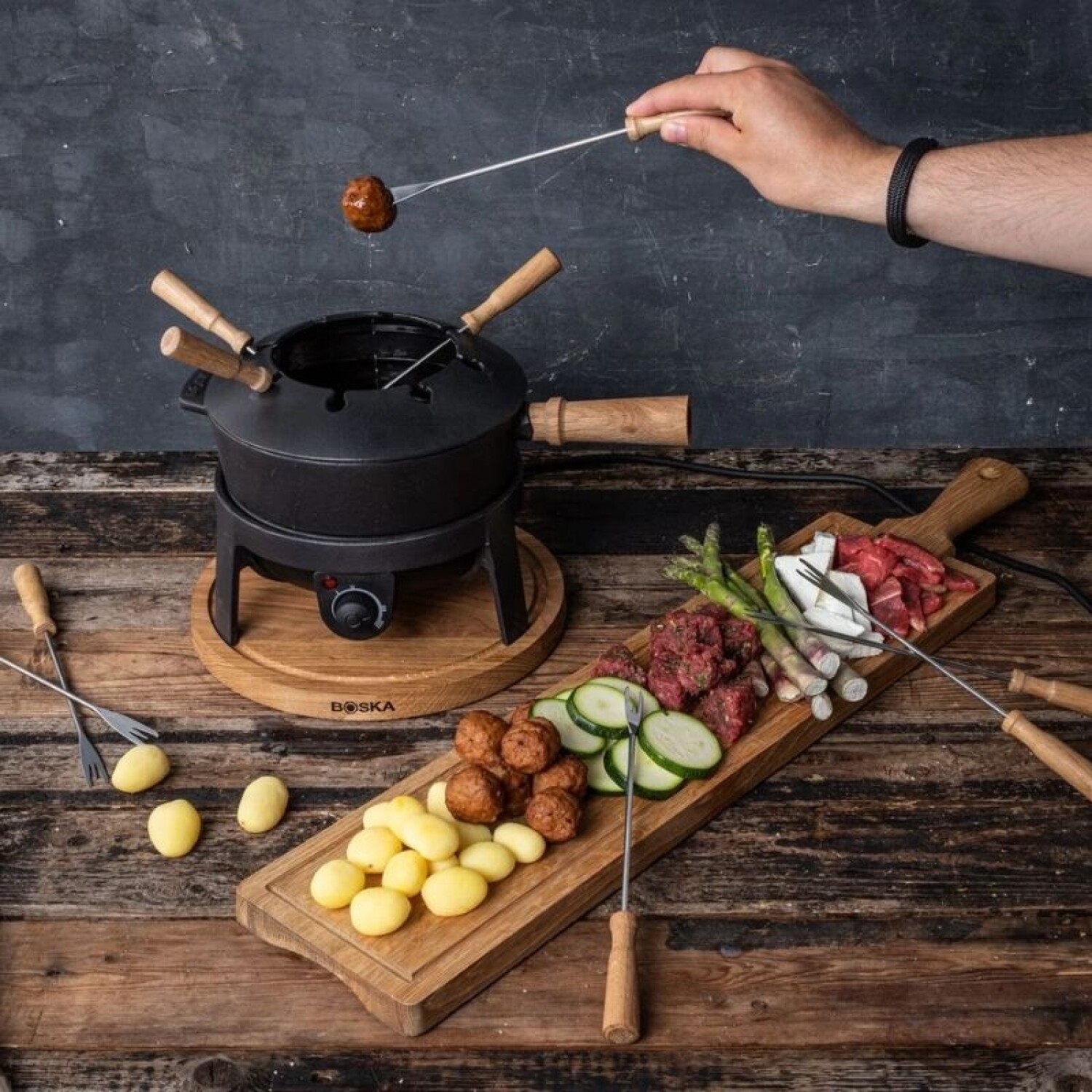 BOSKA ELECTRIC FONDUE SET PRO — Fork