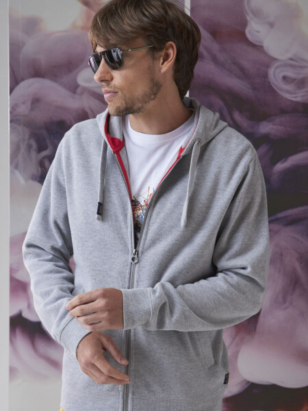 FLEECE HUNTER 4.0 - GRIS CLARO MELANGE — Benson & Thomas