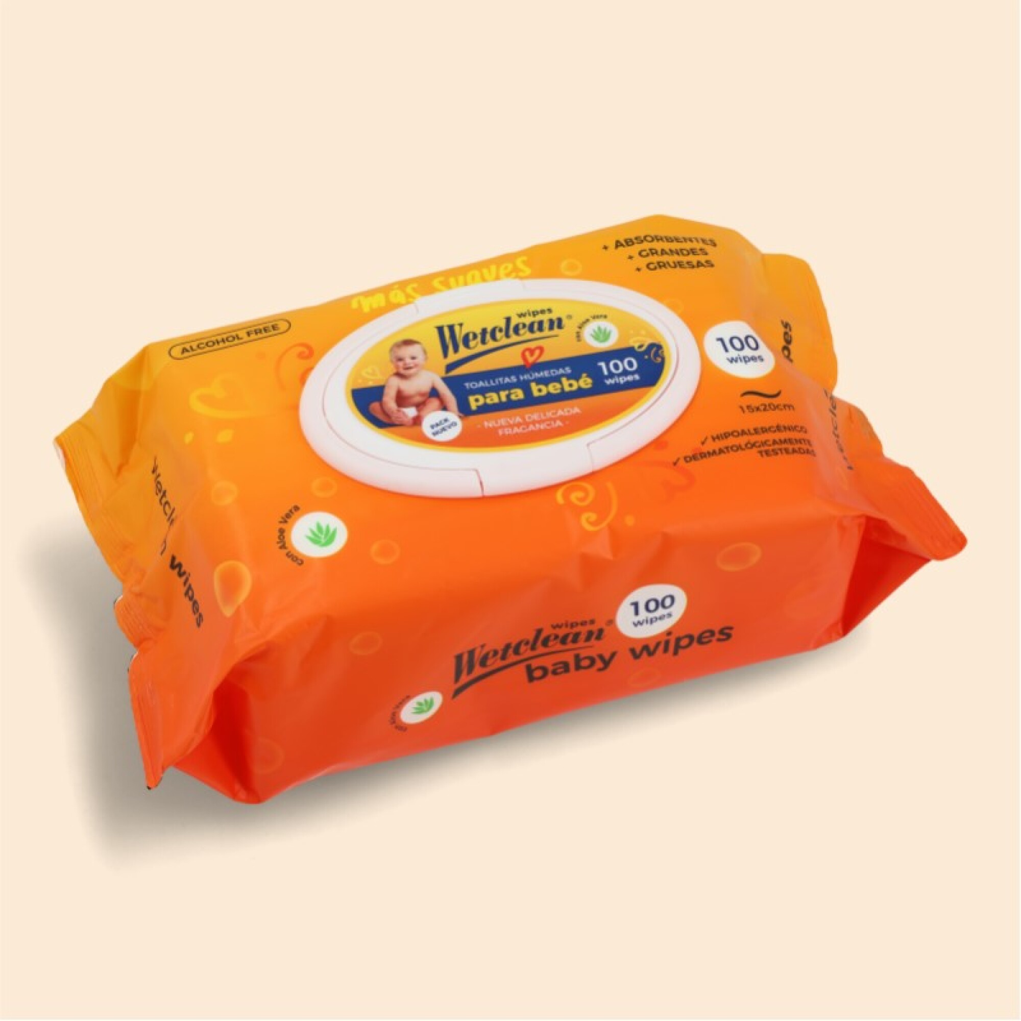 Wetclean toallas húmedas para bebé - x100 — Farmacia Don Bosco