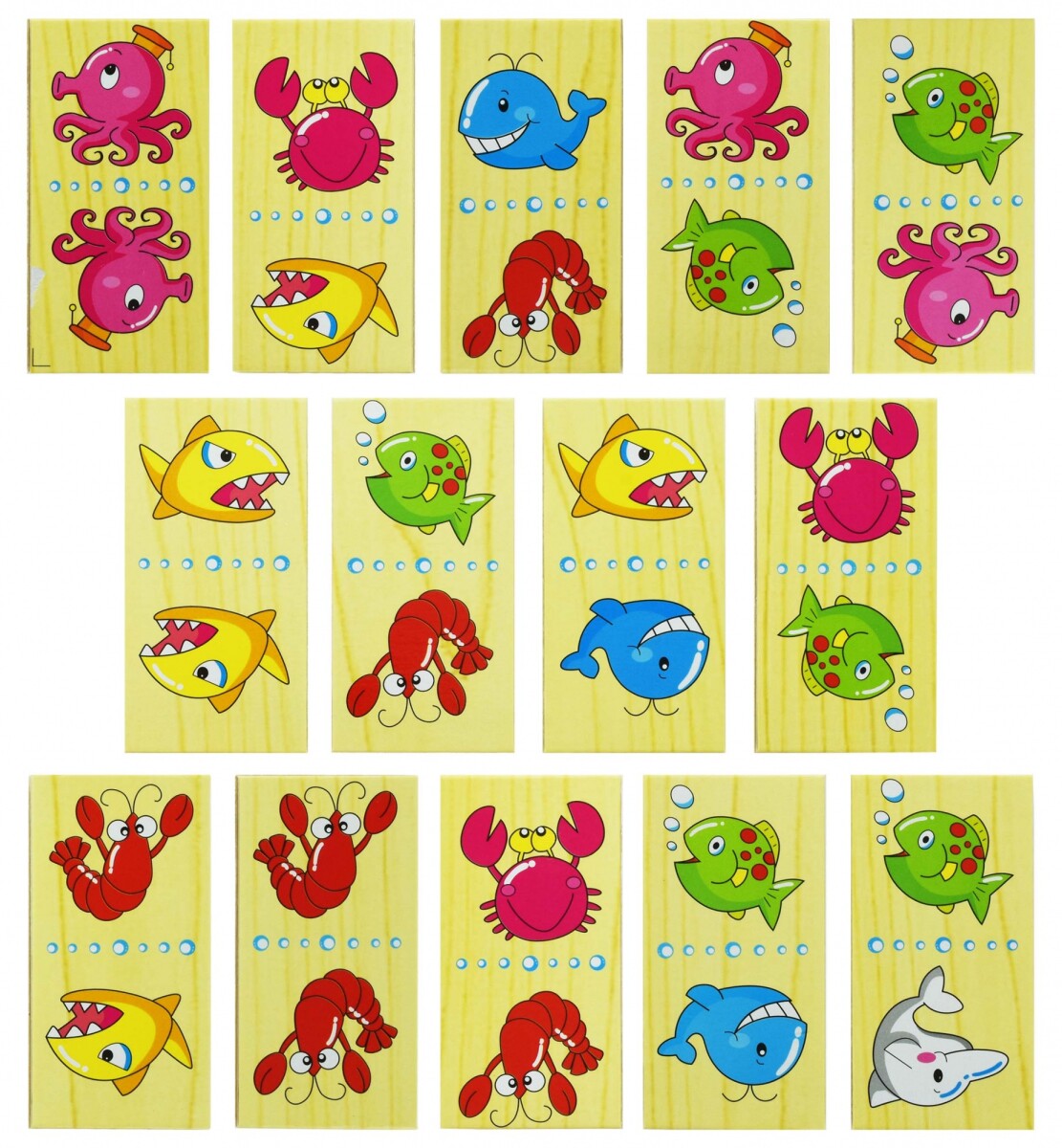 DOMINO MADERA ANIMALES — El Clon