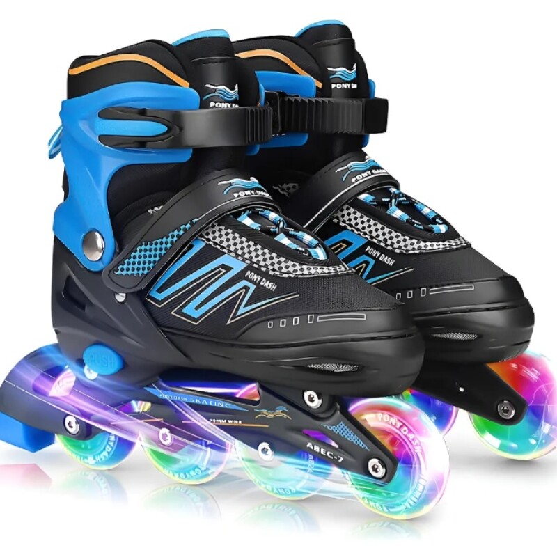 Rollers Patines Ajustables Con Luces Infantil talle M - Rollers Patines ...