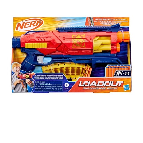 Lanzador Nerf Loadout Shadowspeed Recon 14 Dardos Ub — Universo Binario