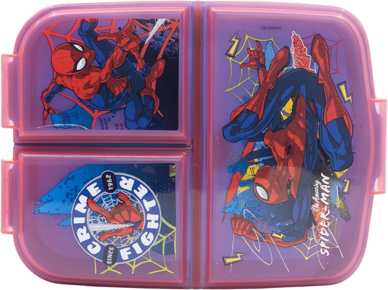 Lunchera infantil c/ compartimentos - Spider Man — miKangaroo