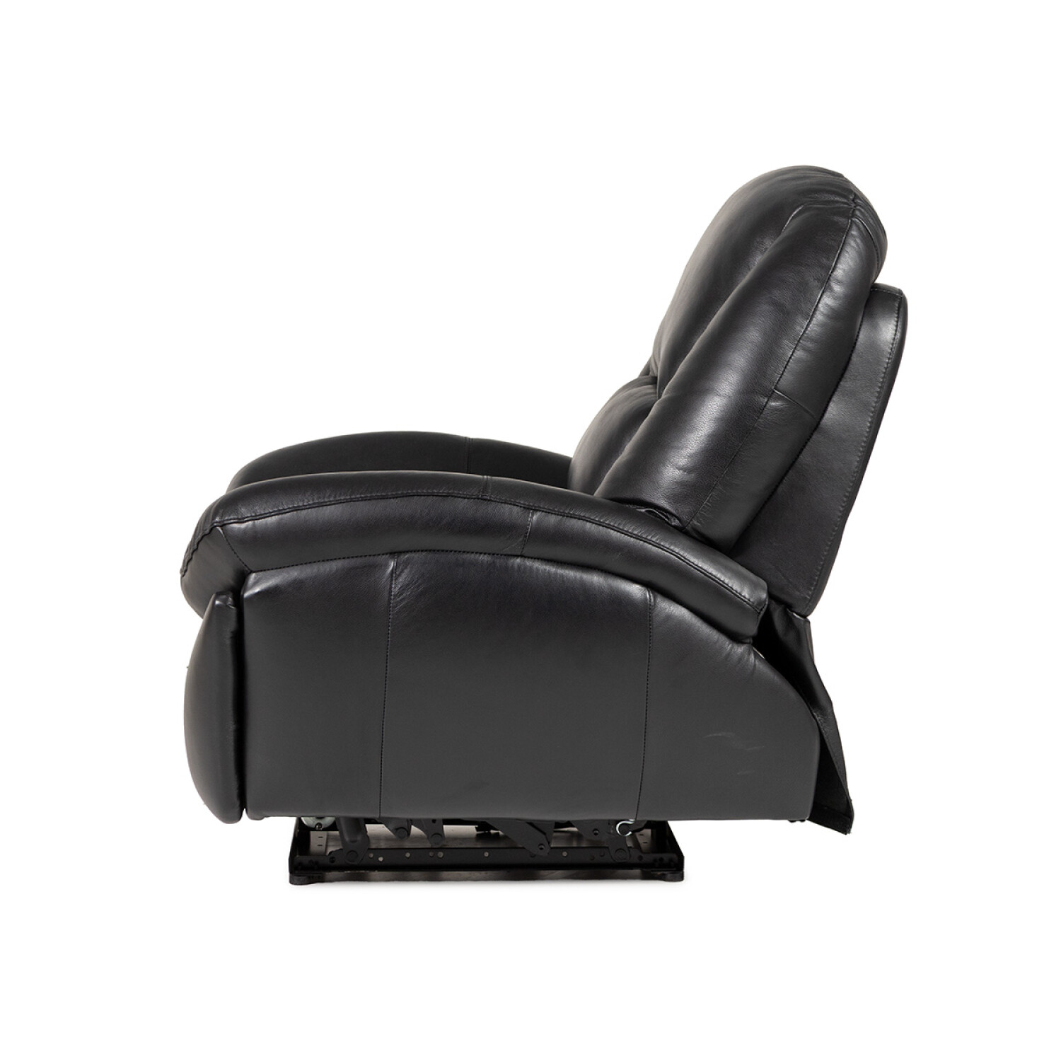 Butaca Cozy (Reclinable eléctrica) - Cuero Básico - 450 (Negro) — NYR Uruguay
