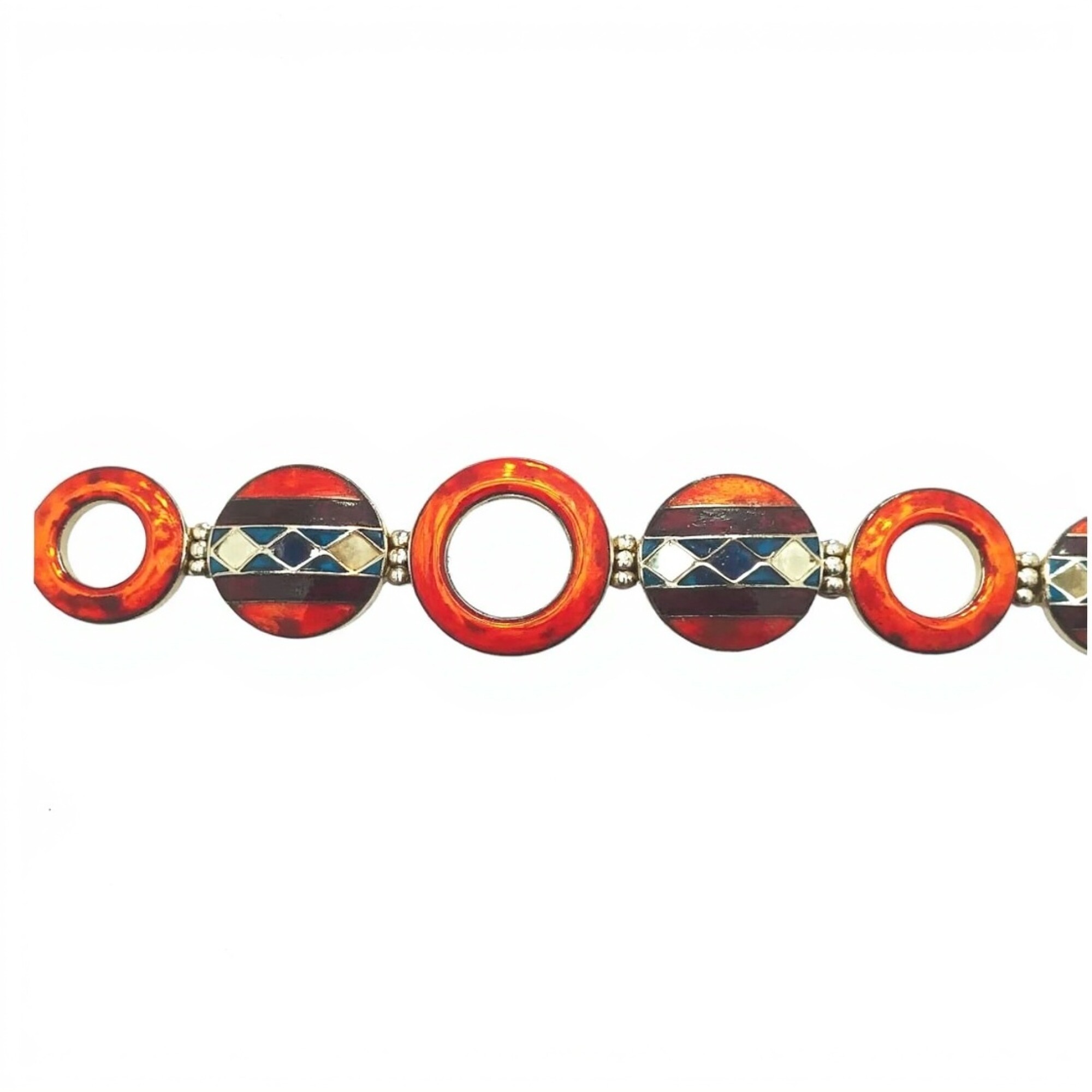 Pulsera Circulo-Plata peruana 950-Piedras varias-PU3008 - conpiedra ...