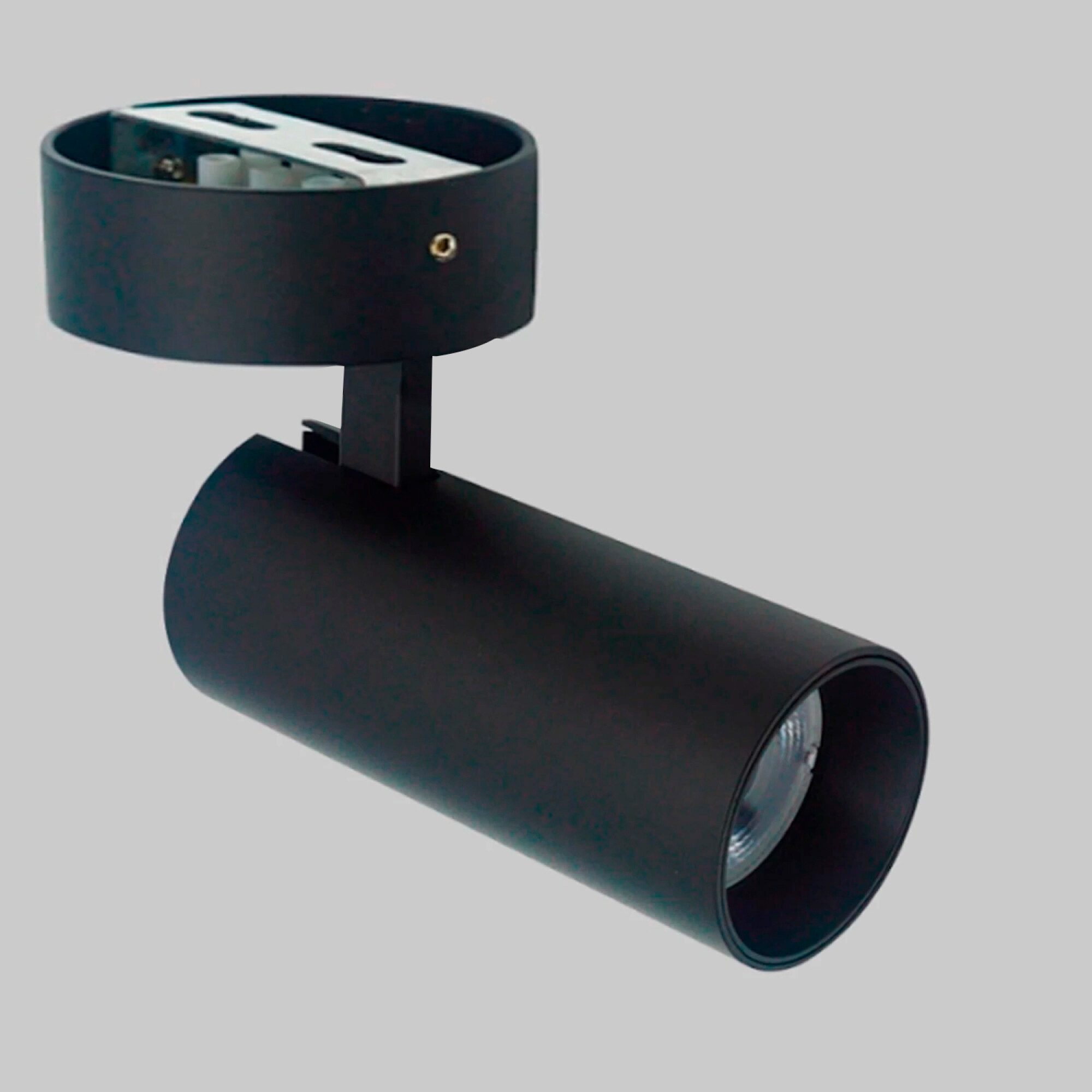 Luminaria De Adosar Long Leticia Orientable Negra — Serlux