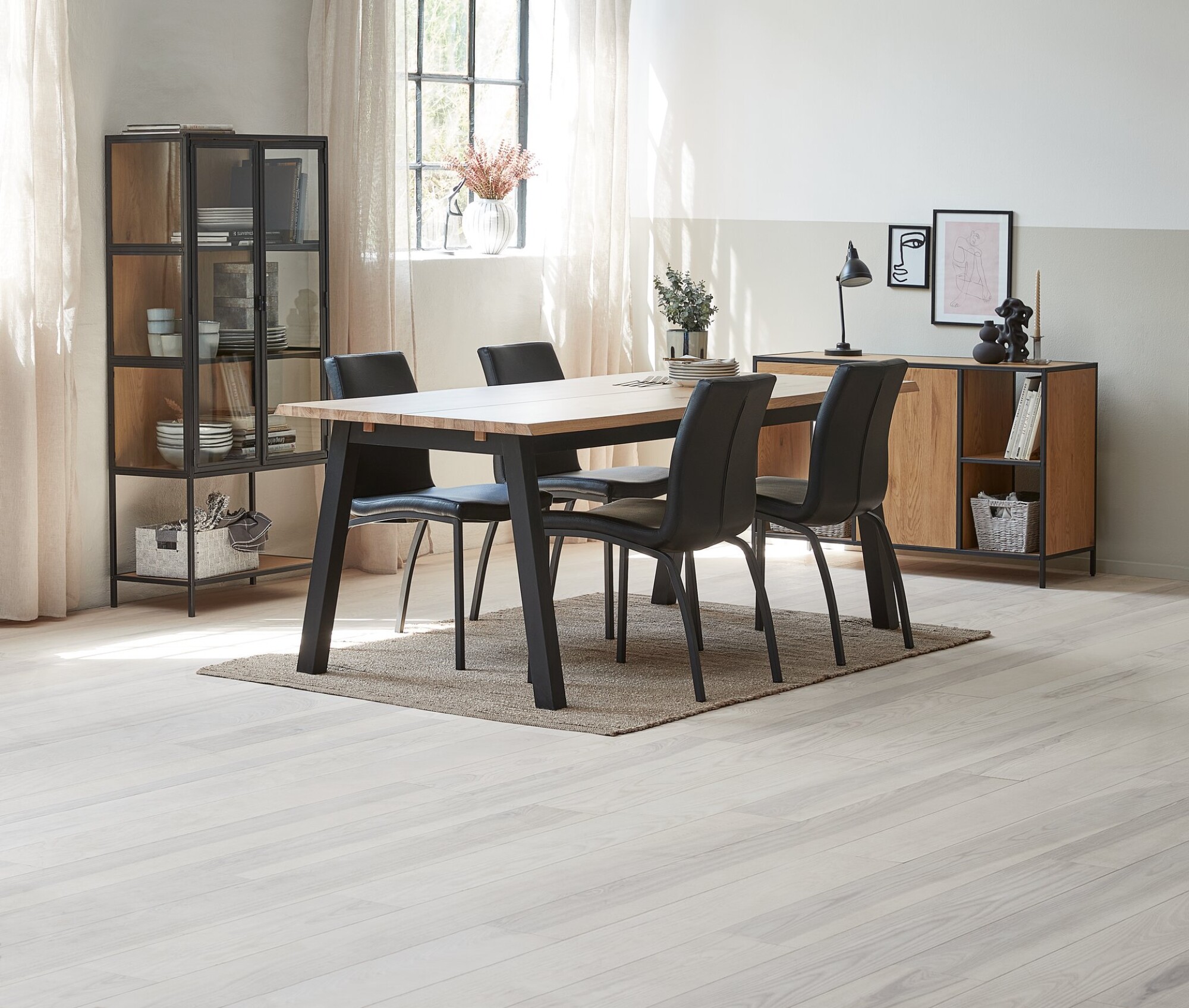 Silla de comedor ASAA negro — JYSK