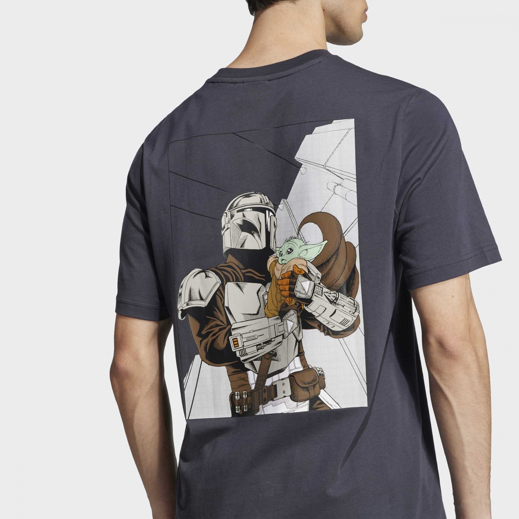 Remera Adidas x Star Wars Mandalorian - Gris — Pricebox