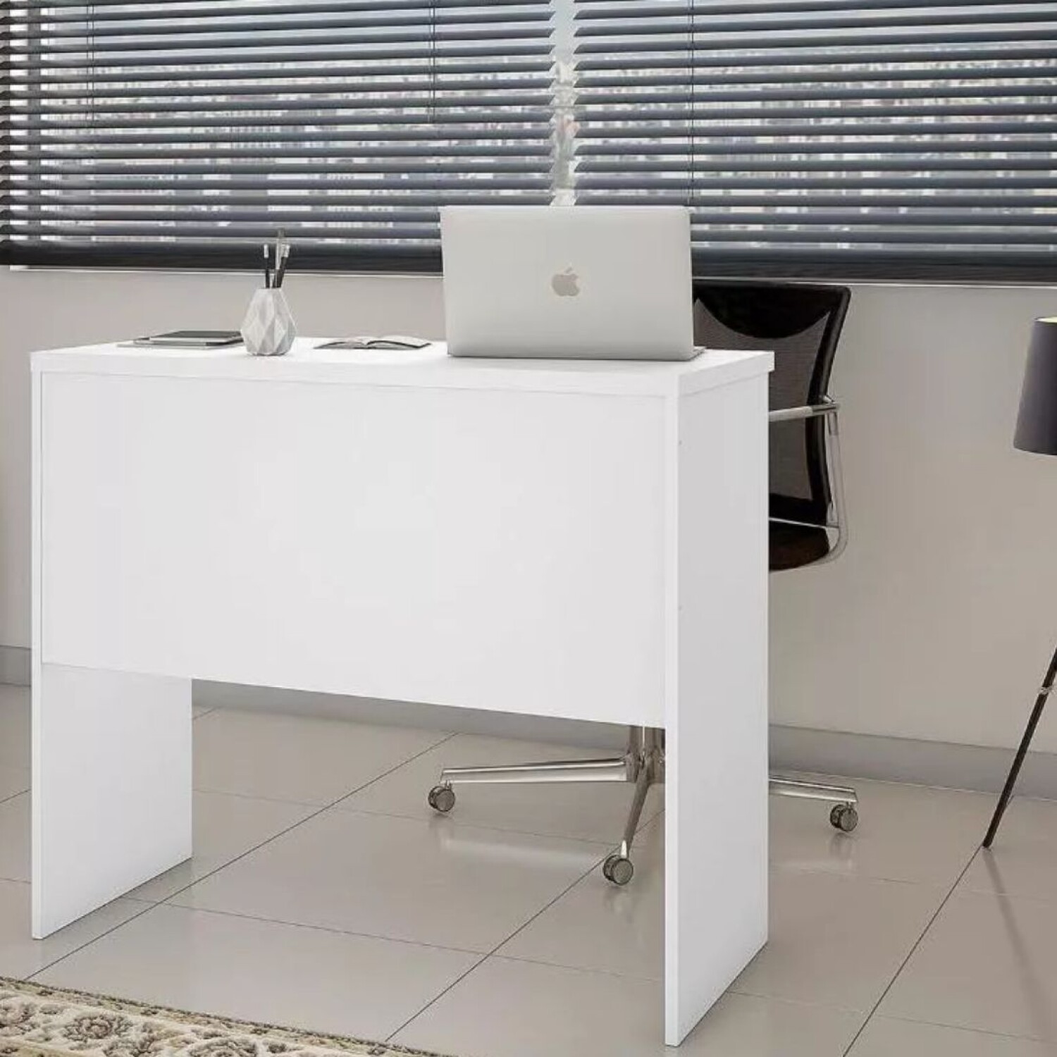 Escritorio 1 Cajón Office ES-NT2000 Blanco — Brillante