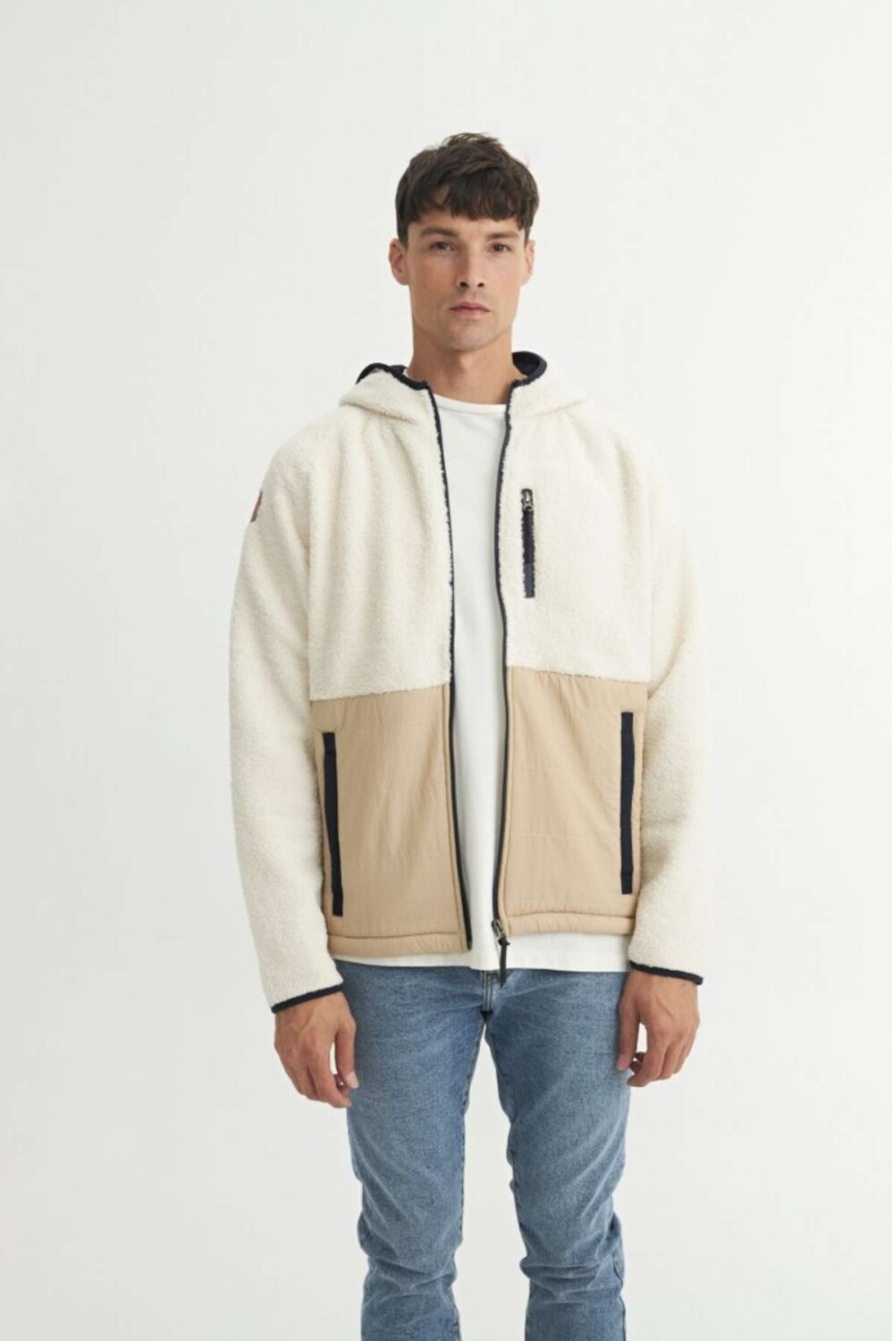 Campera sherpa Ulio - Crudo — Tienda Soy Santander