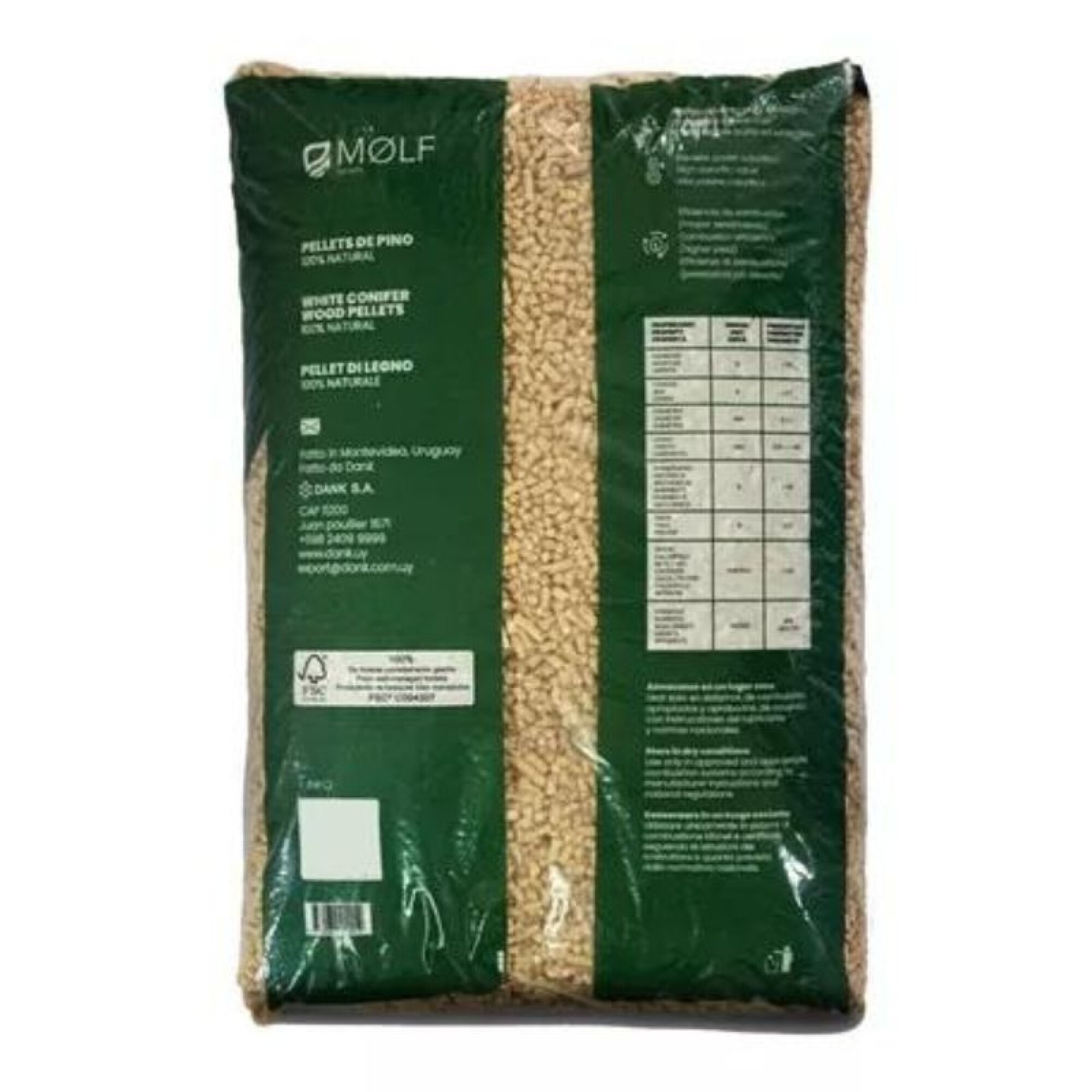 BOLSA DE PELLETS 15 KG — Barraca 5 Esquinas