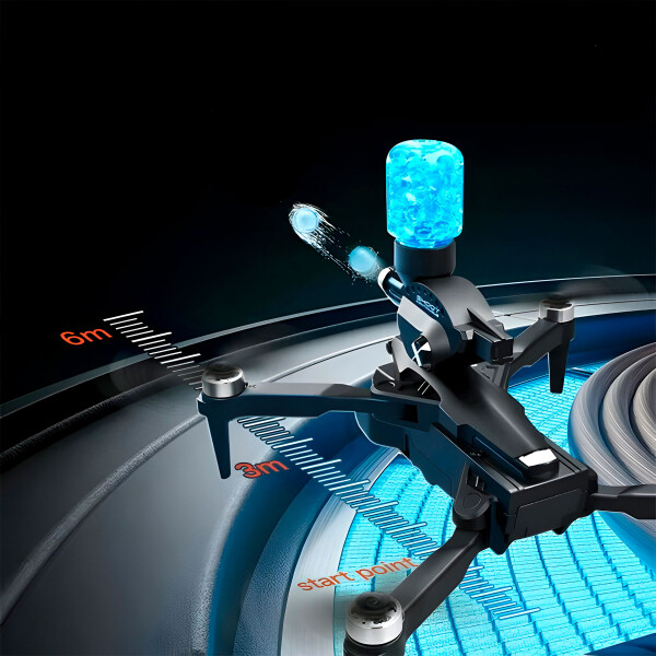 Drone 360 Control Cámara Lanzador Balas Hidrogel De Combate - Color ...