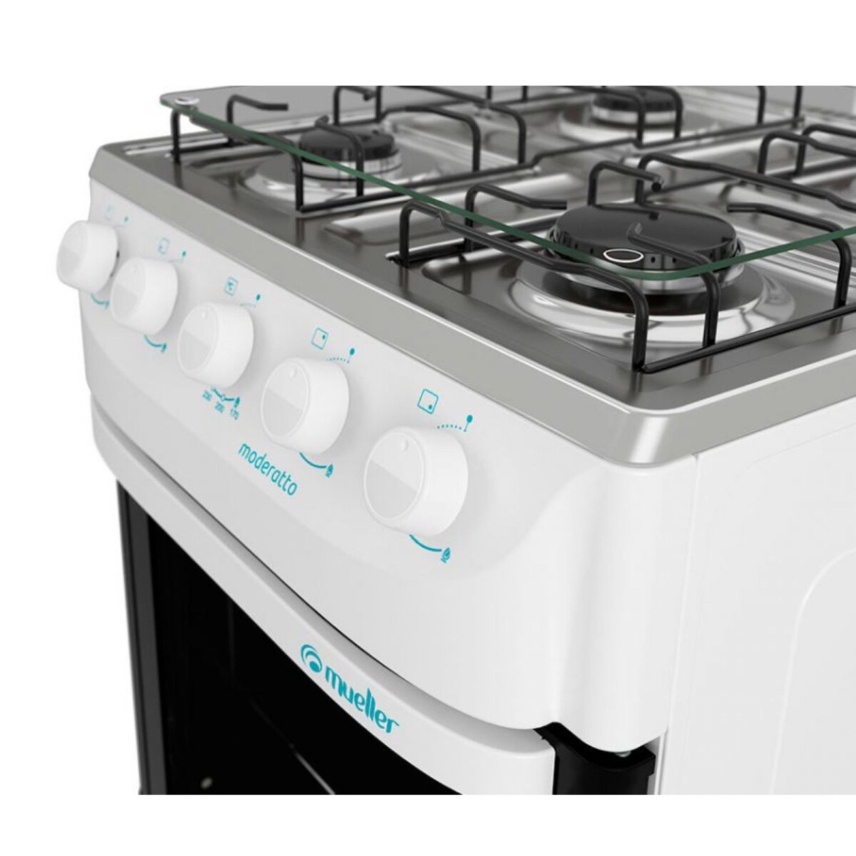 Cocina Mueller Moderatto 4Hr Blanco — Bristol