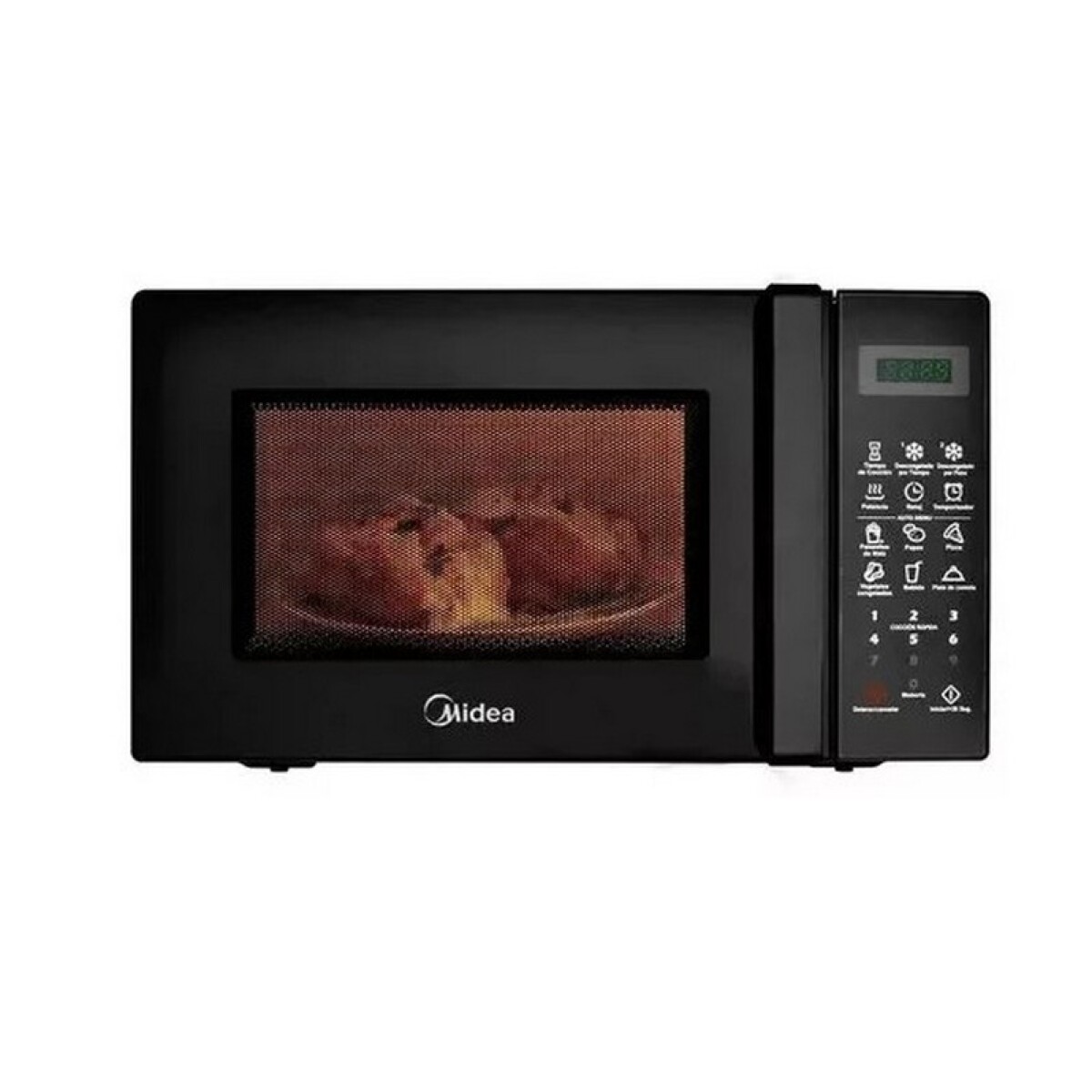 HORNO MICROONDAS MIDEA 20 Lts. NEGRO DIGITAL — Electrocentro Rivera
