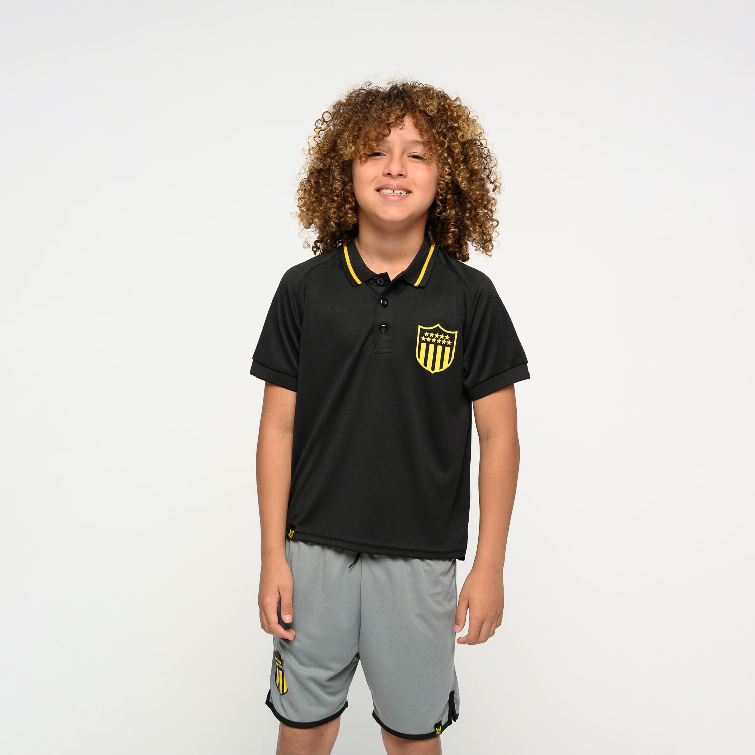 Remera Polo CAP Train Peñarol Licencias Niños - 002 — Clássico