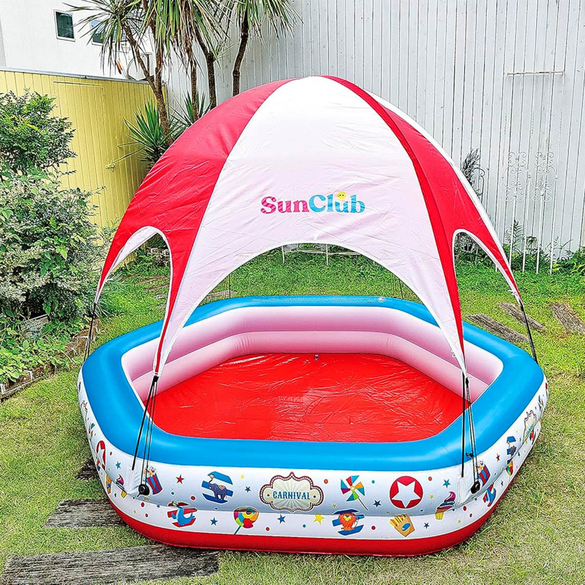 Piscina Con Techo Infantil Jilong Inflable 550 L — El Rey del ...