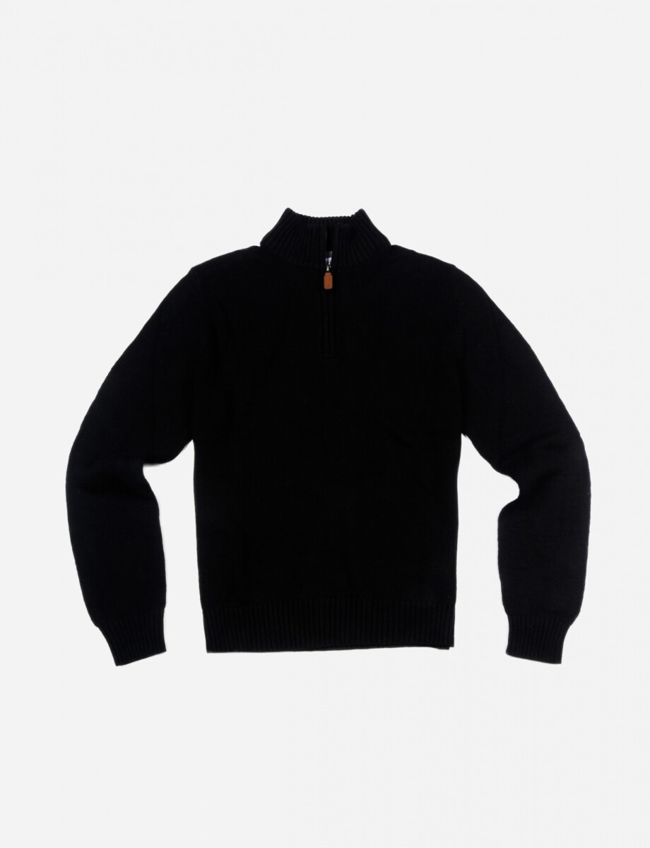 Sweater con cierre - Negro — Otherside