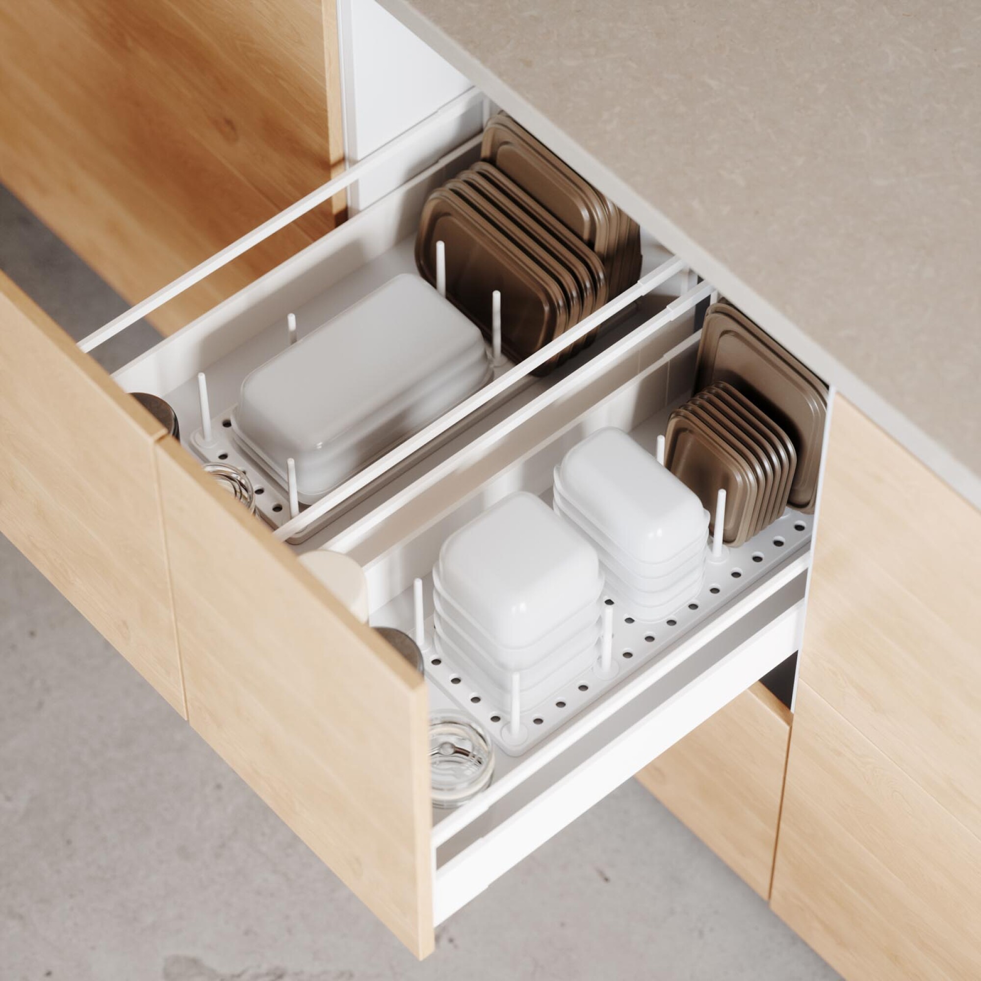 Escurridor Plastico Blanco Peggy — Divino