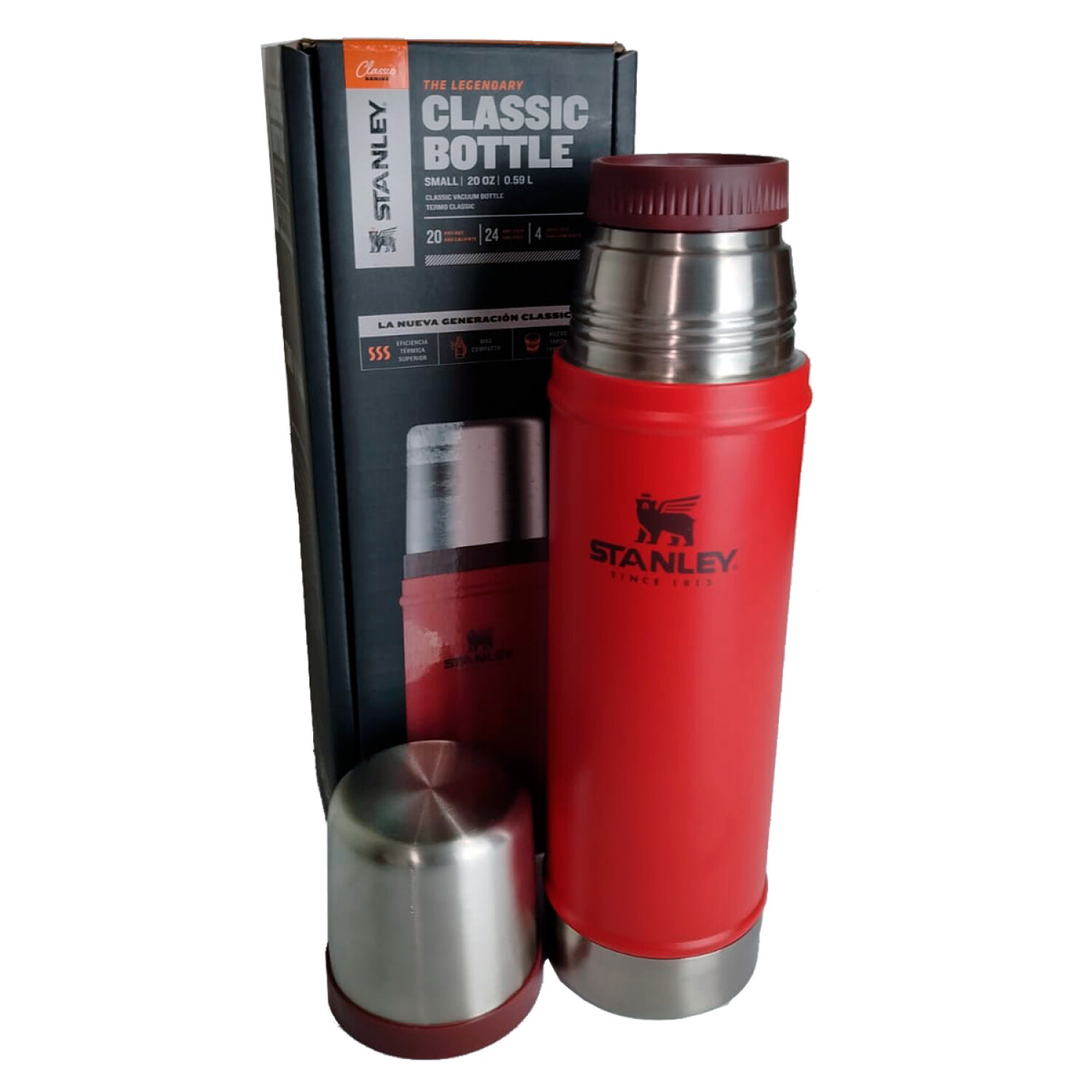 Termo Stanley Classic ROJO 590ml — Mercado de Herramientas