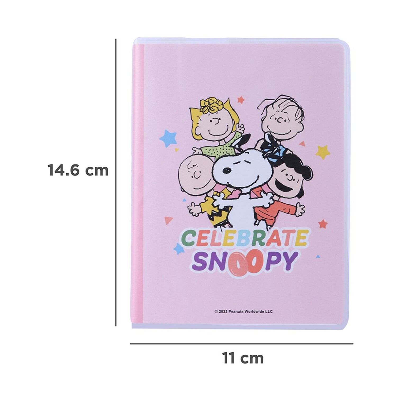 Cuaderno forrado Snoopy - rosa — Miniso Uruguay