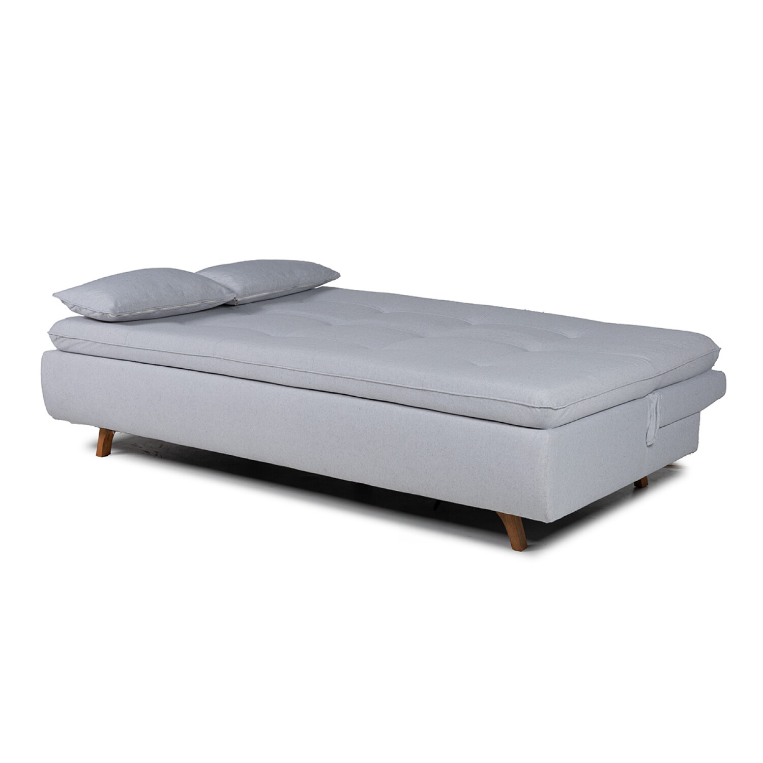 Sofá Cama Maira - Tela Rústica - 9832 (Parma Ceniza) — NYR Uruguay