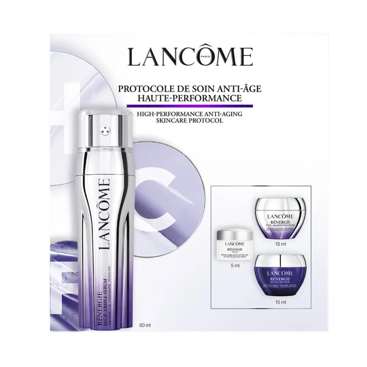Set Triple Serum Lancôme Rénergie HCF 50ml — San Roque
