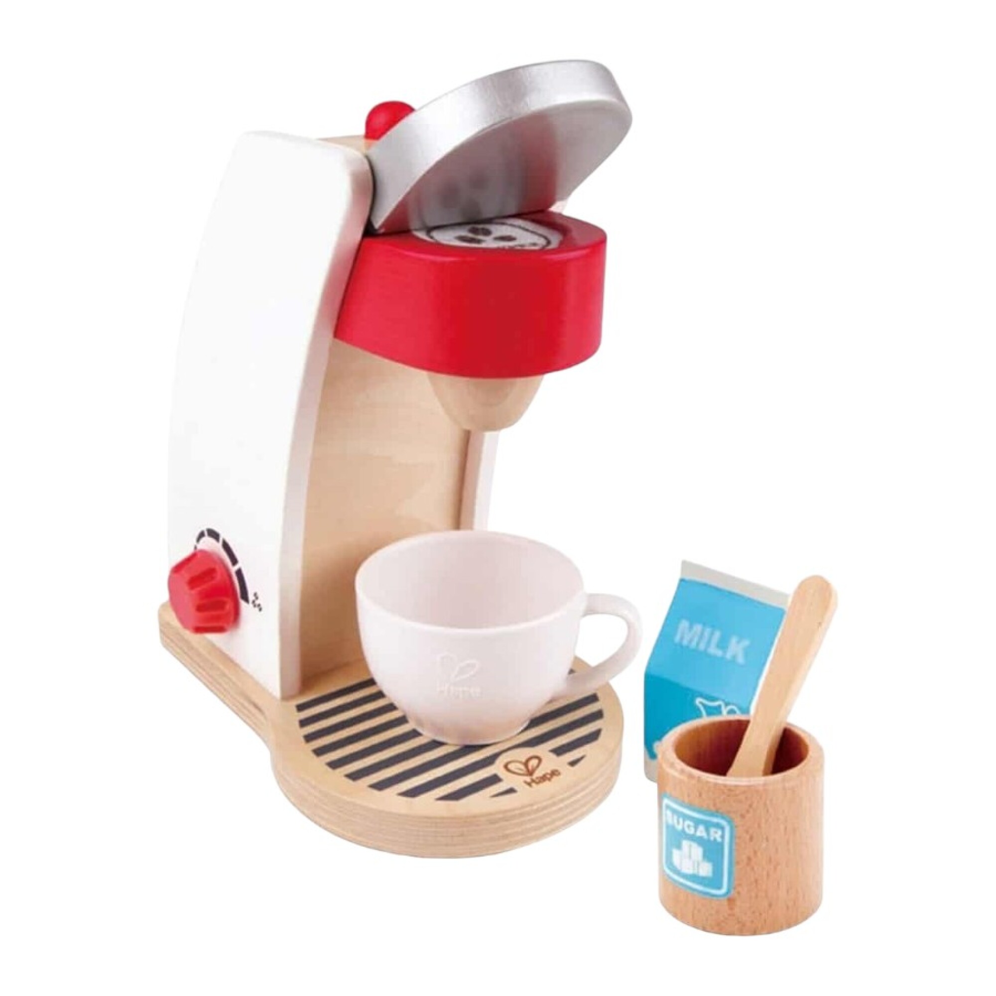 Cafetera Infantil de Madera con Accesorios — AdelEste
