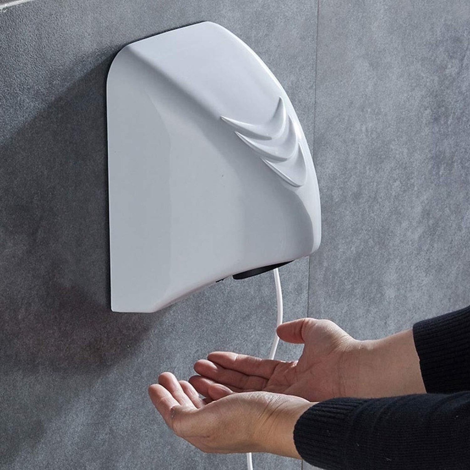 Secador Eléctrico De Manos Automático Con Sensor Baño — Atrix