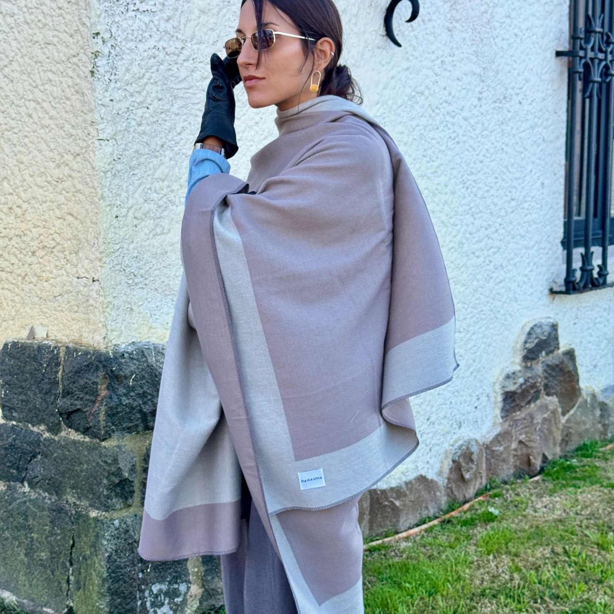 Ruana - Beige — Hanauma Design