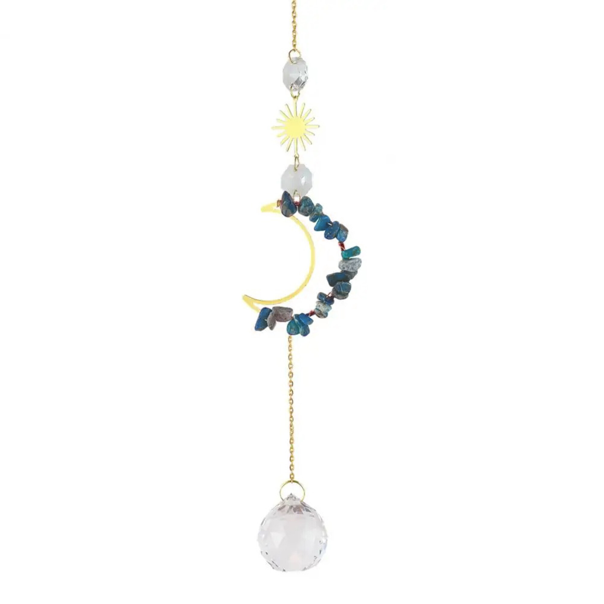 Atrapasol Media Luna 1 Colgante - Turquesa — Que Regalo
