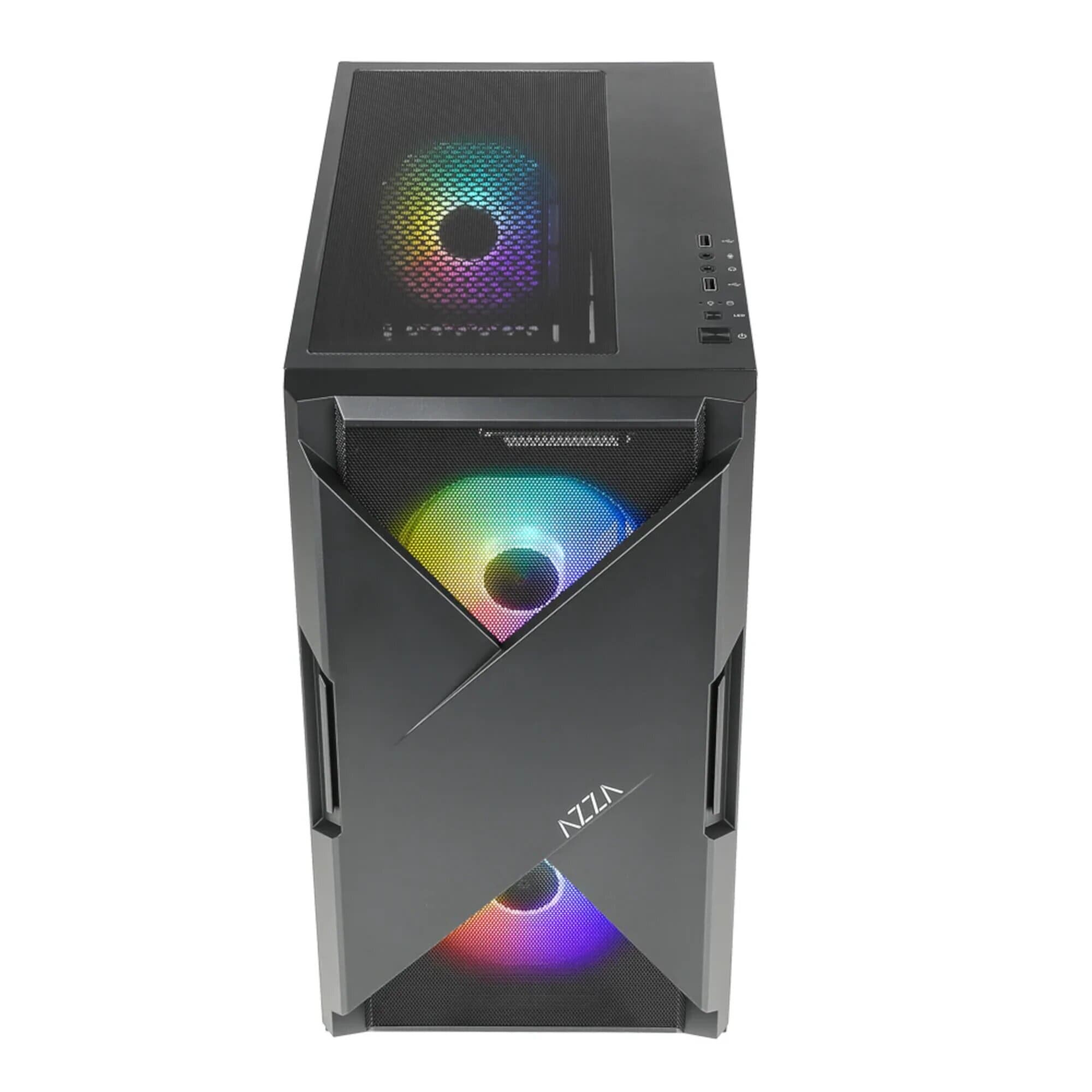Azza - Gabinete Xander CSAZ-150. Ventana Vidrio Templado. Color Negro ...
