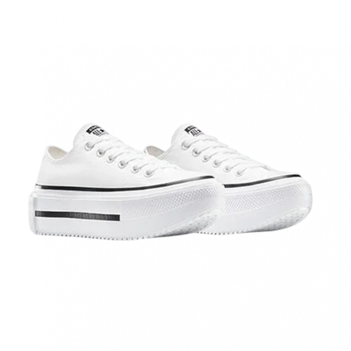 CHUCK TAYLOR ALL STAR LIFT DOUBLE STACK - White & Black — Zooko