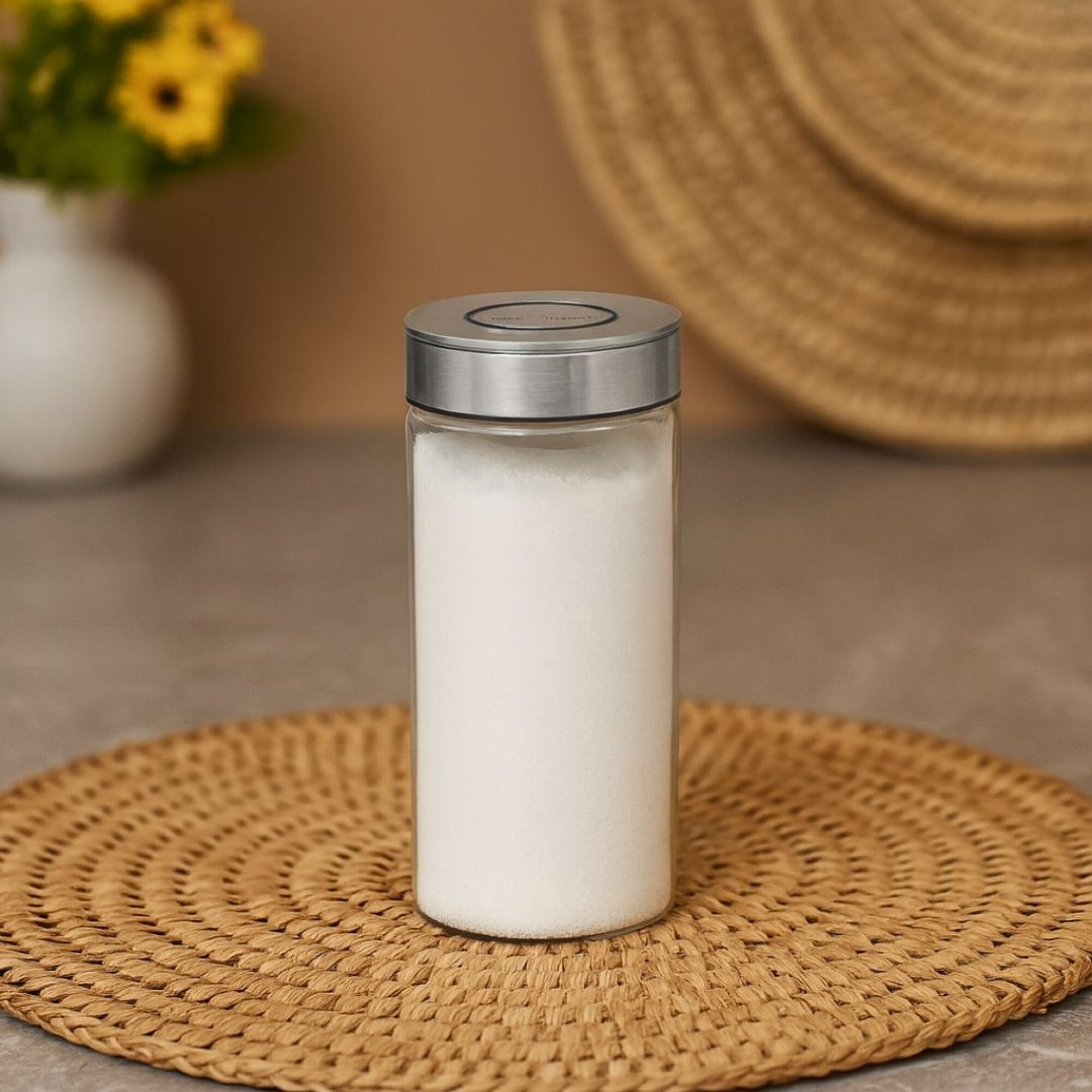 FRASCO DE VIDRIO CON TAPA ACERO 1,8 LITROS TRAMONTINA — Todolandia